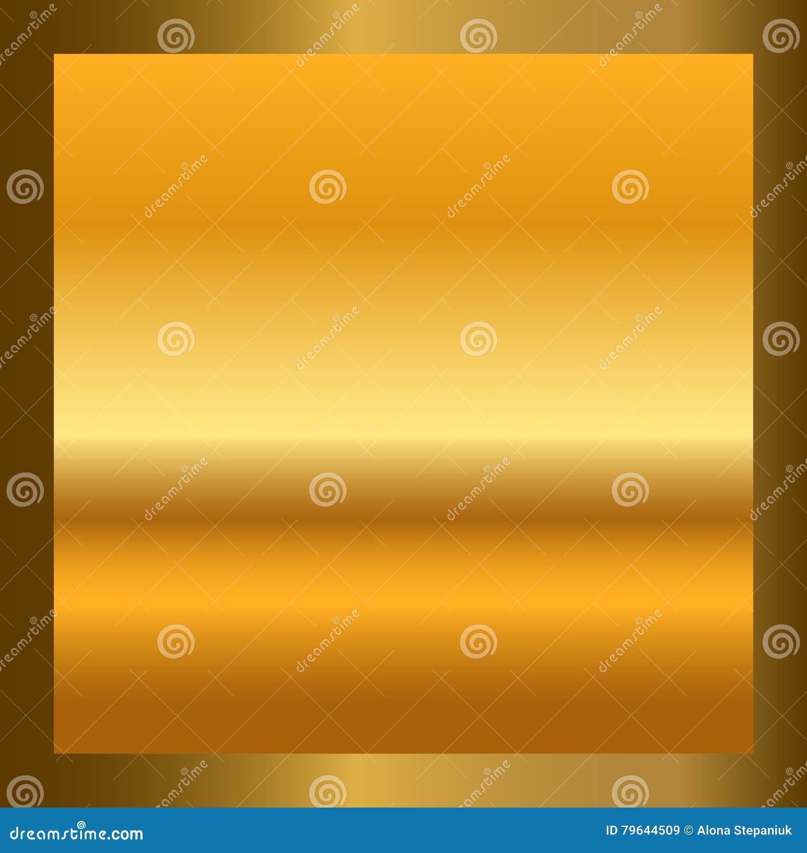 Gold Texture Square Golden Frame Stock Illustration - Illustration of ...