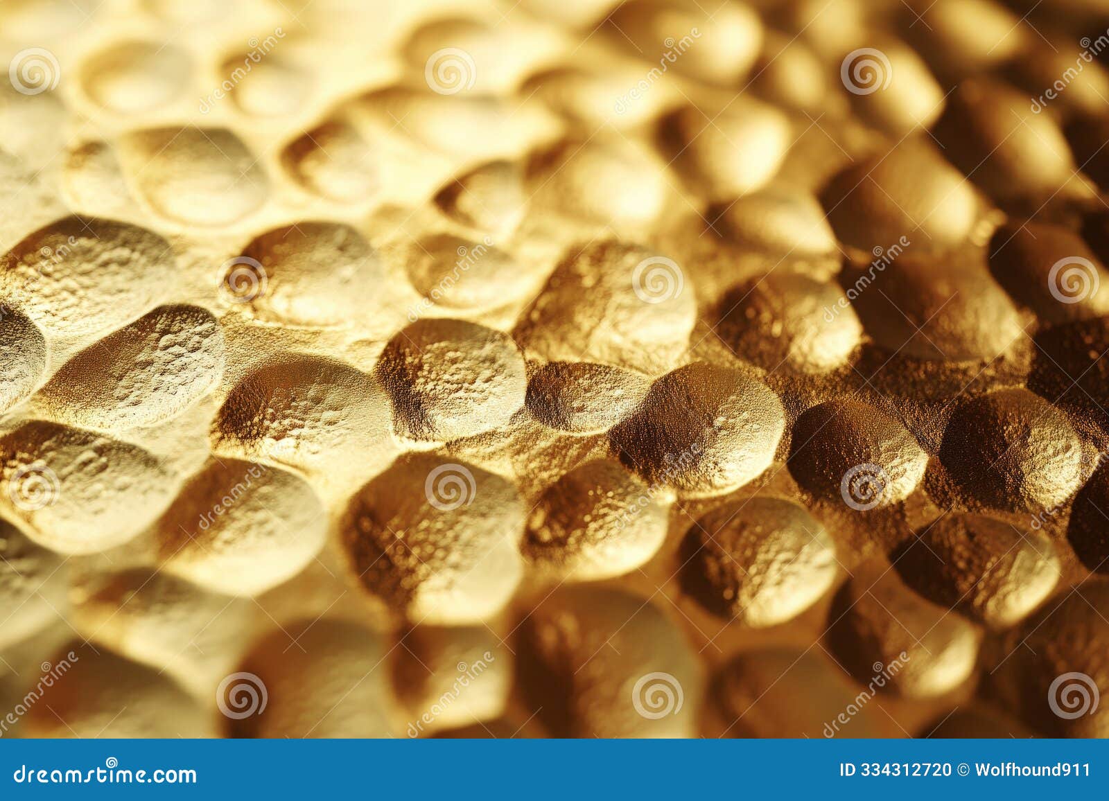 A Gold Textured Surface with a Fine, Dimpled Texture, Creating a Pebble ...