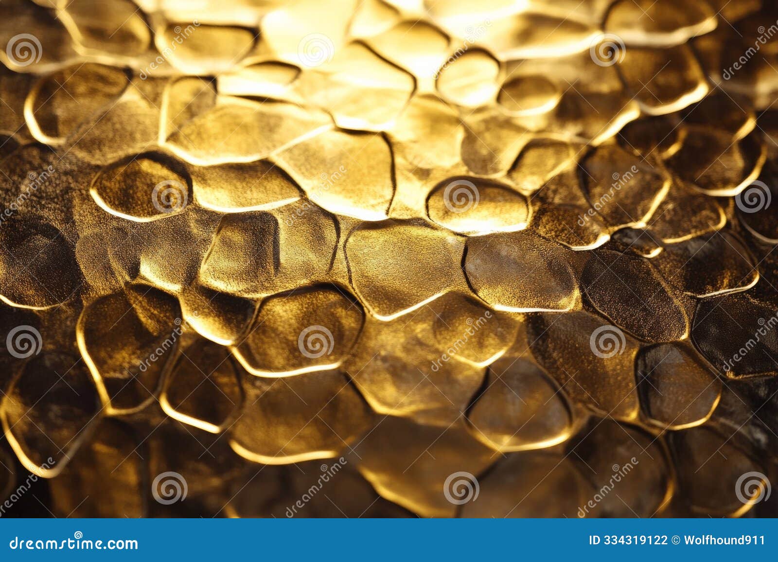 A Gold Textured Surface with a Fine, Dimpled Texture, Creating a Pebble ...