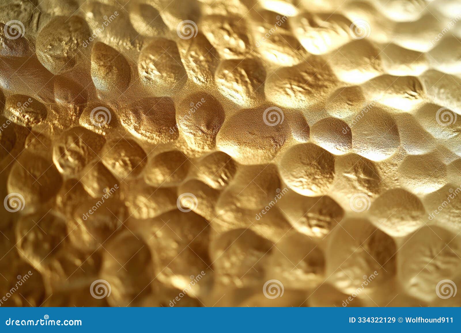 A Gold Textured Surface with a Fine, Dimpled Texture, Creating a Pebble ...