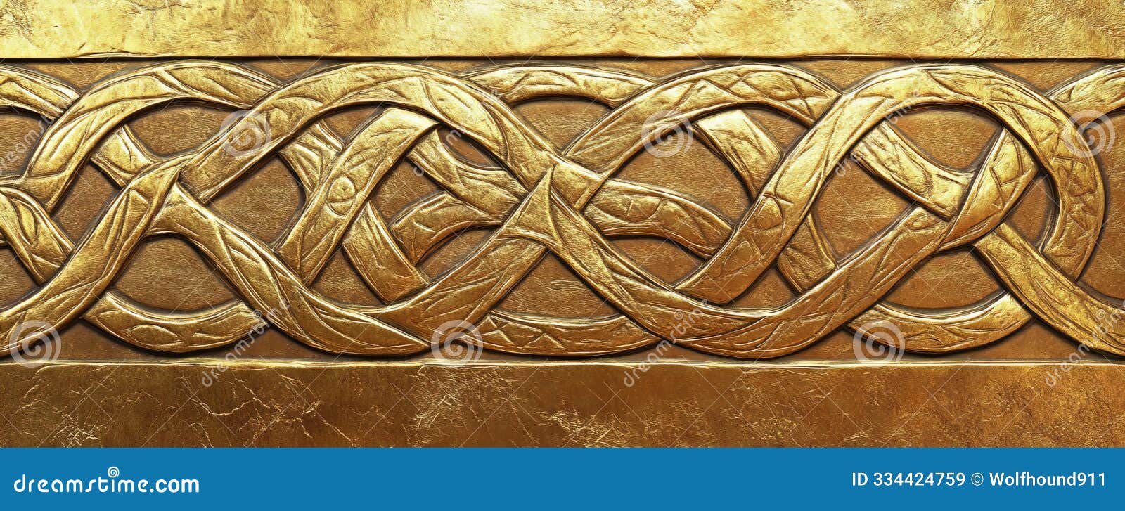 Celtic Knotwork Design, Fabric Embellished With Intricate Celtic ...