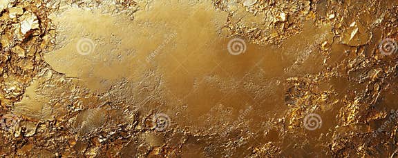 A Gold Textured Surface with a Rough, Gritty Texture, Featuring Random ...