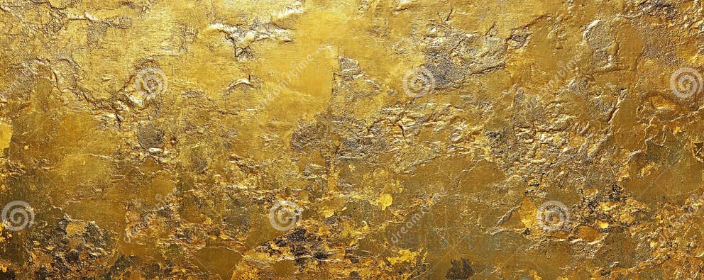 A Gold Textured Surface with a Rough, Gritty Texture, Featuring Random ...