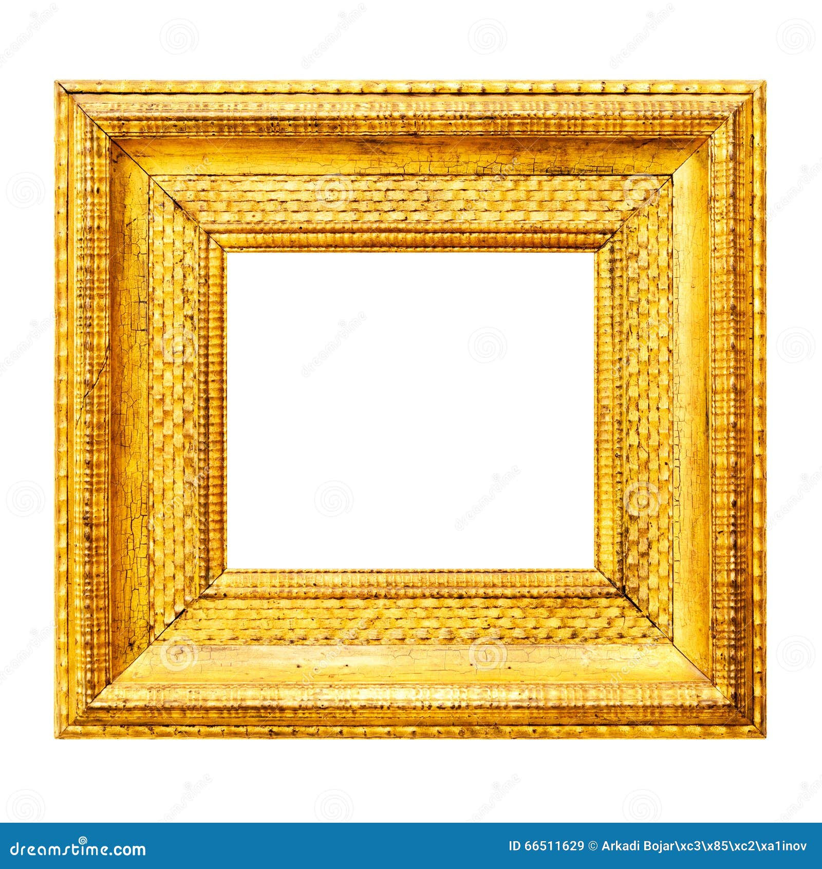 Gold thick wooden frame stock image. Image of classical - 66511629