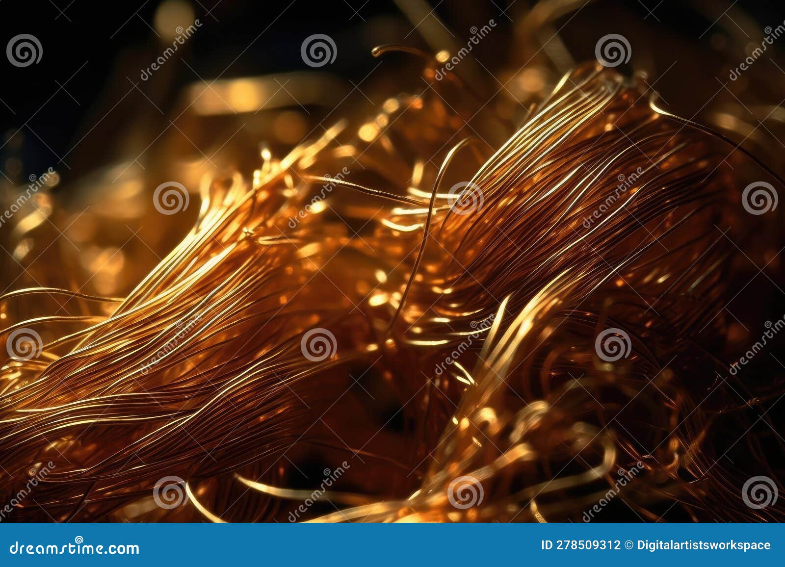 Gold Threads Under the Microscope. Macro Art Photography, Hd Wallpapper ...