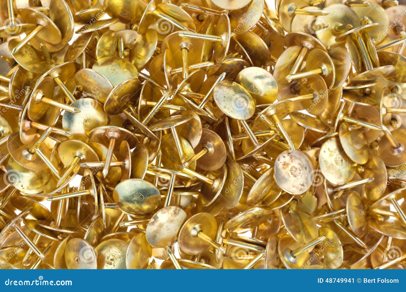 Gold thumbnails close view stock image. Image of reflections - 48749941