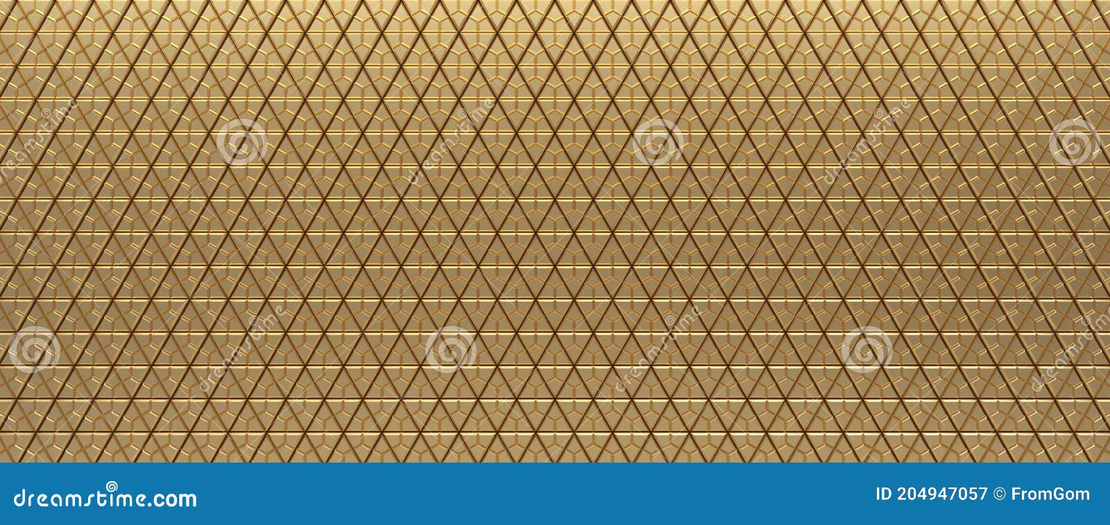 Gold Tiled Triangular Abstract Texture Background. Extruded Triangles ...