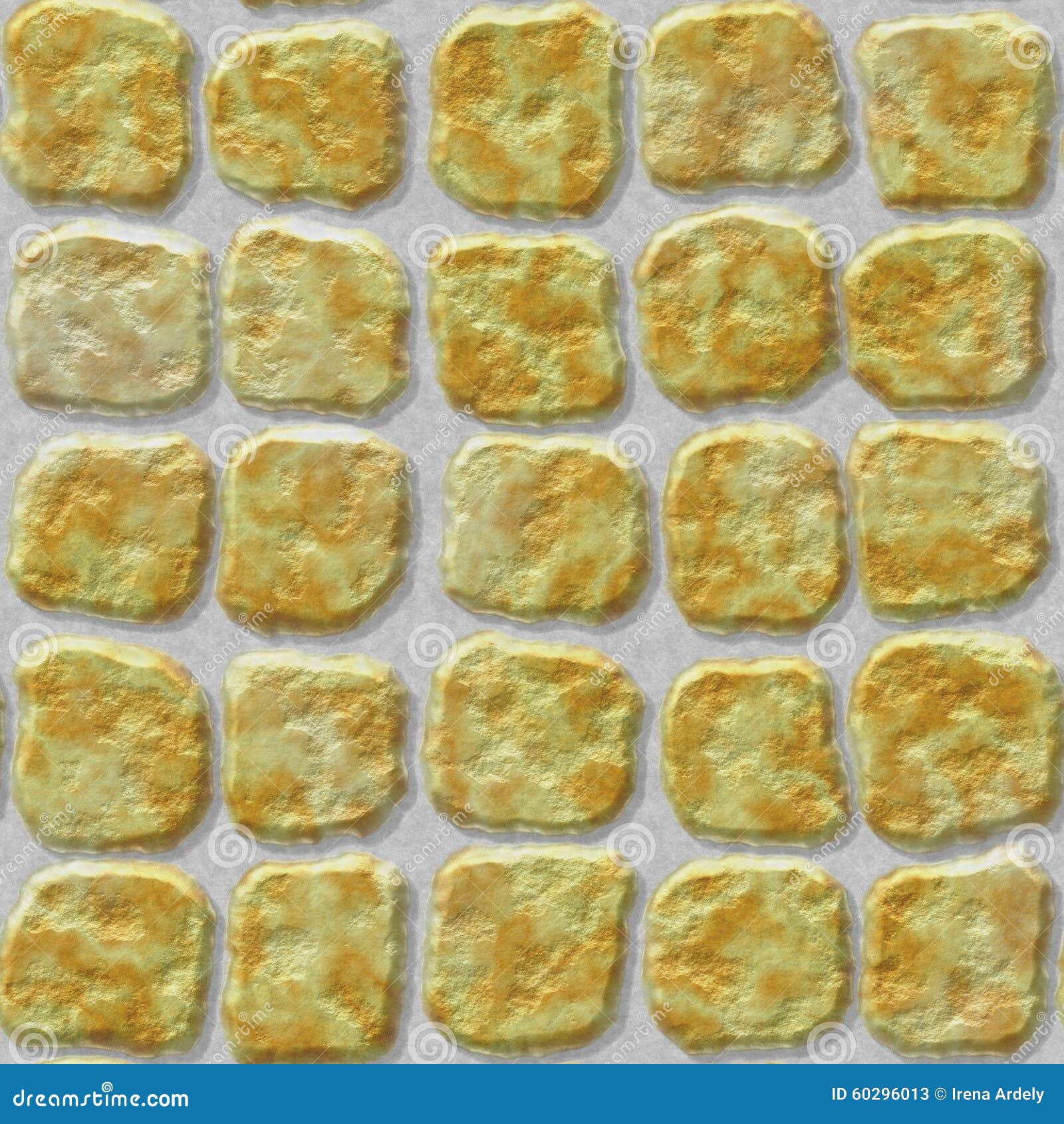 Gold Tiles Stone Seamless Pattern Texture on Gray Stock Illustration ...