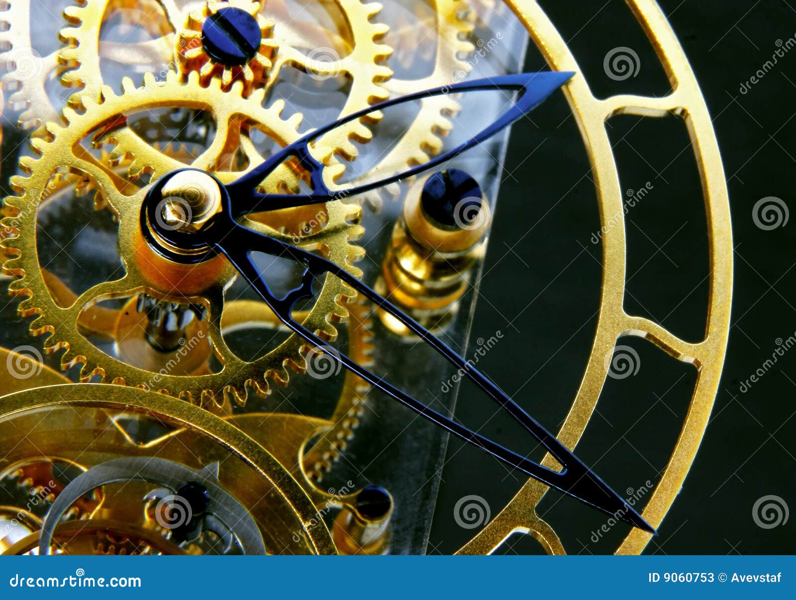 Gold time 2 stock image. Image of life, seconds, black - 9060753