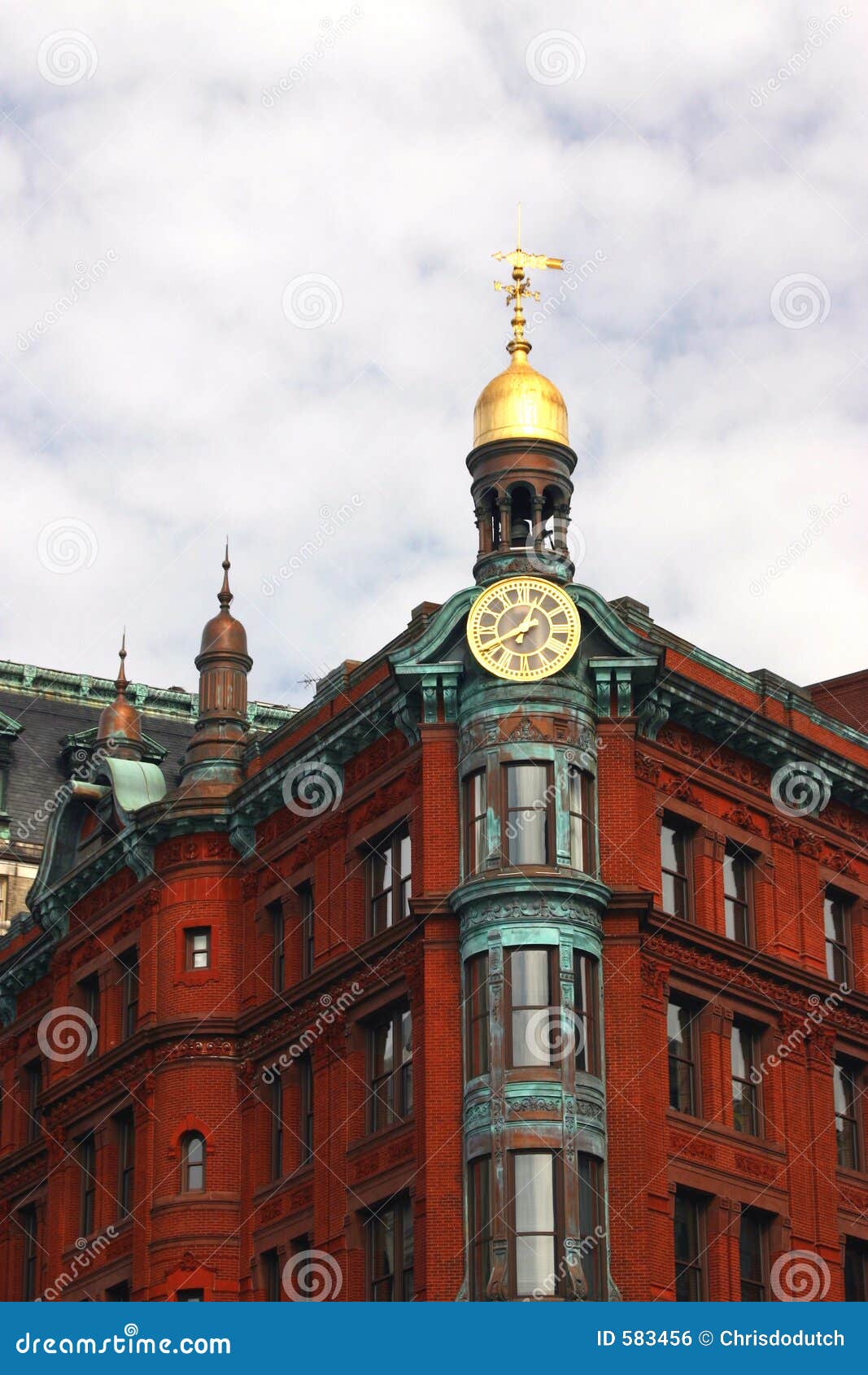 Gold on top stock photo. Image of business, home, corner - 583456