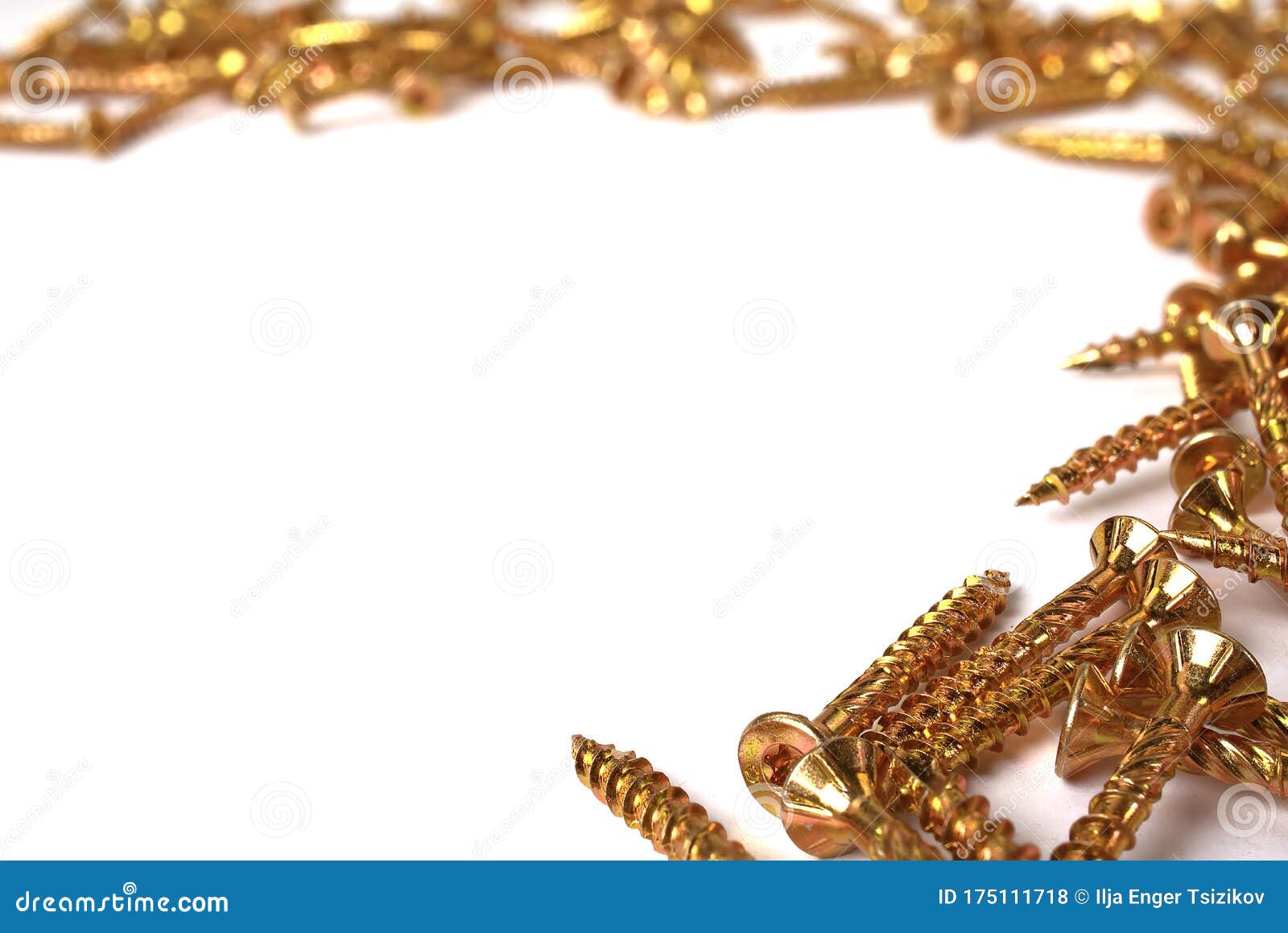 Gold Torx Isolated on White. Yellow Zinc Chipboard Torx, , Full Thread ... Gold Torx Isolated on White. Yellow Zinc Chipboard Torx, , Full Thread ...