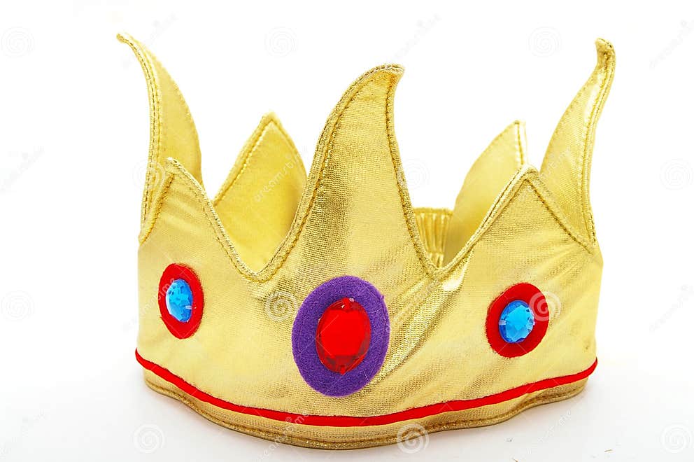 Gold toy crown stock photo. Image of crown, gold, king - 15415962
