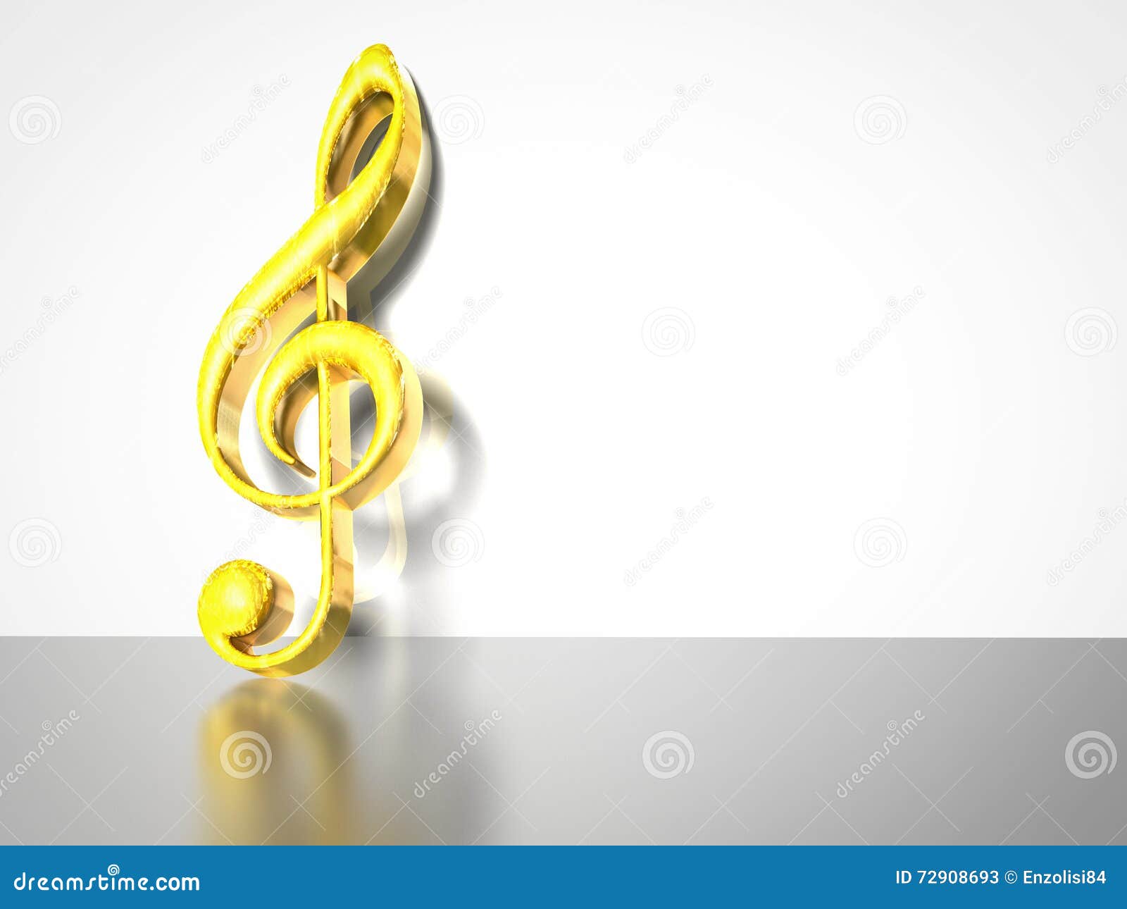 Gold Treble Clef Royalty-Free Stock Photography | CartoonDealer.com ...