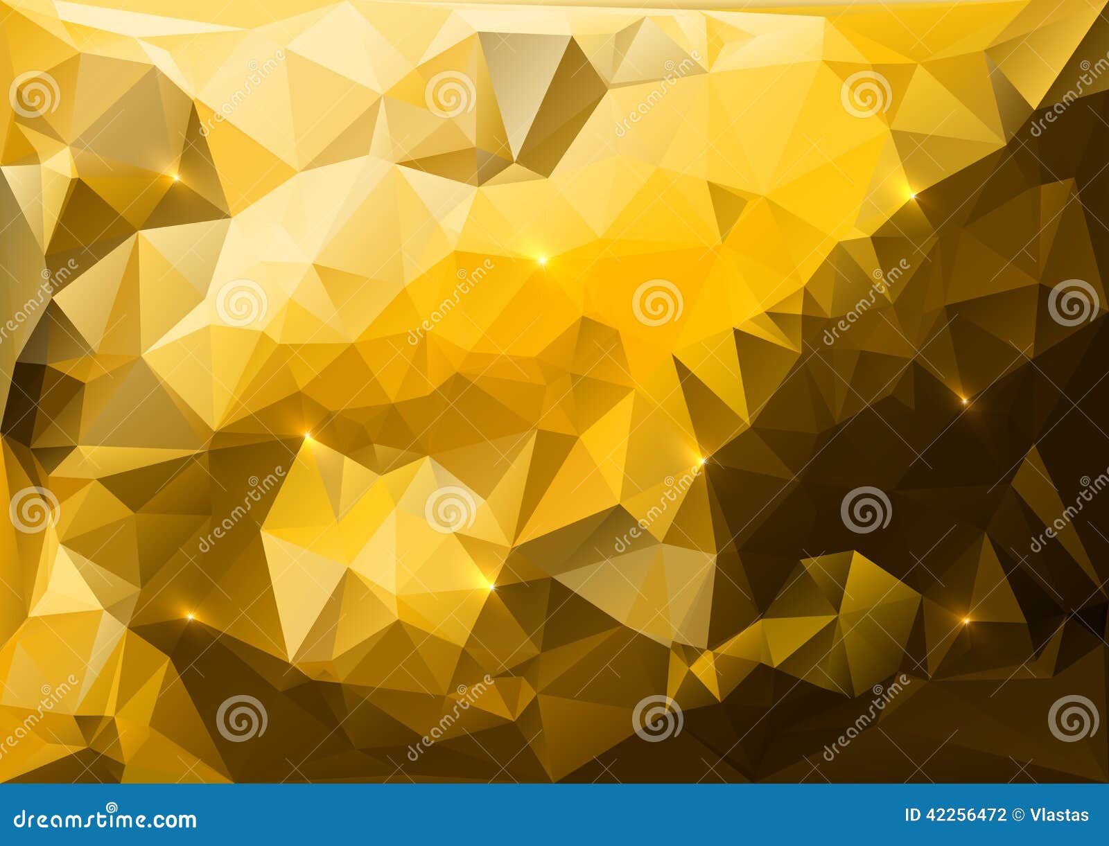 Gold Triangles stock vector. Illustration of light, graphic - 42256472