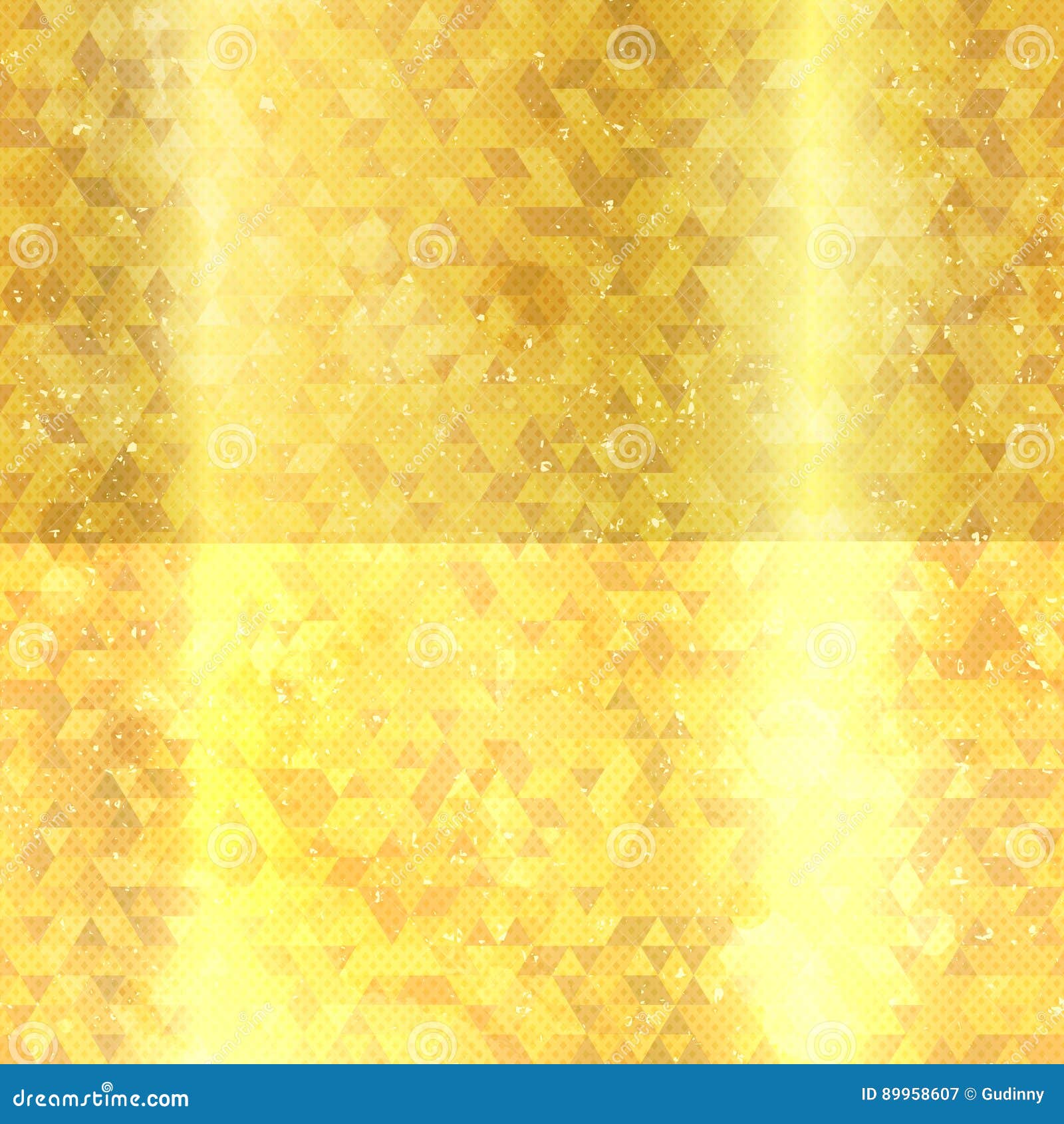 Gold Triangles Seamless Texture Stock Vector - Illustration of ornament ...