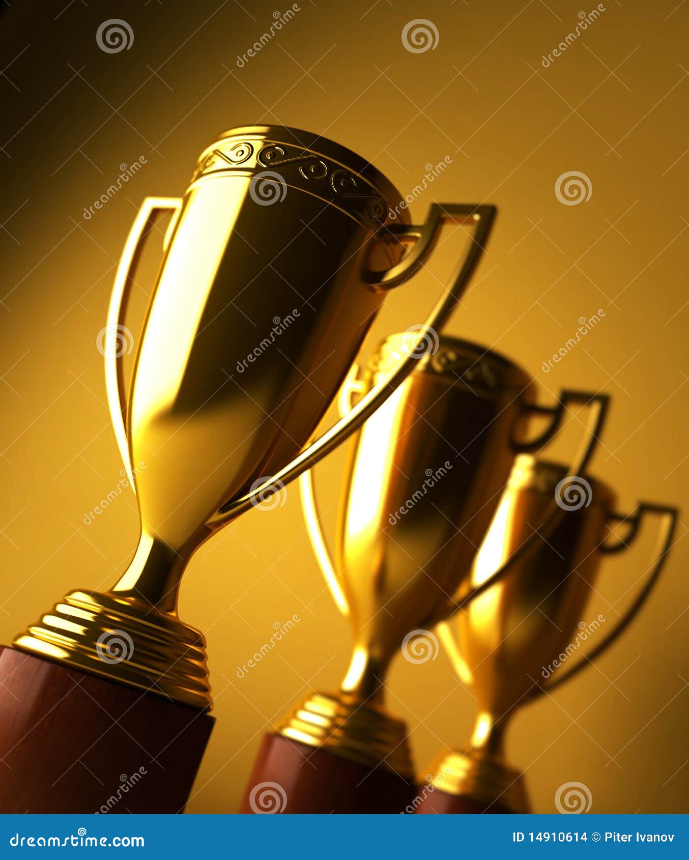 Gold trophy stock photo. Image of success, victory, metal - 14910614