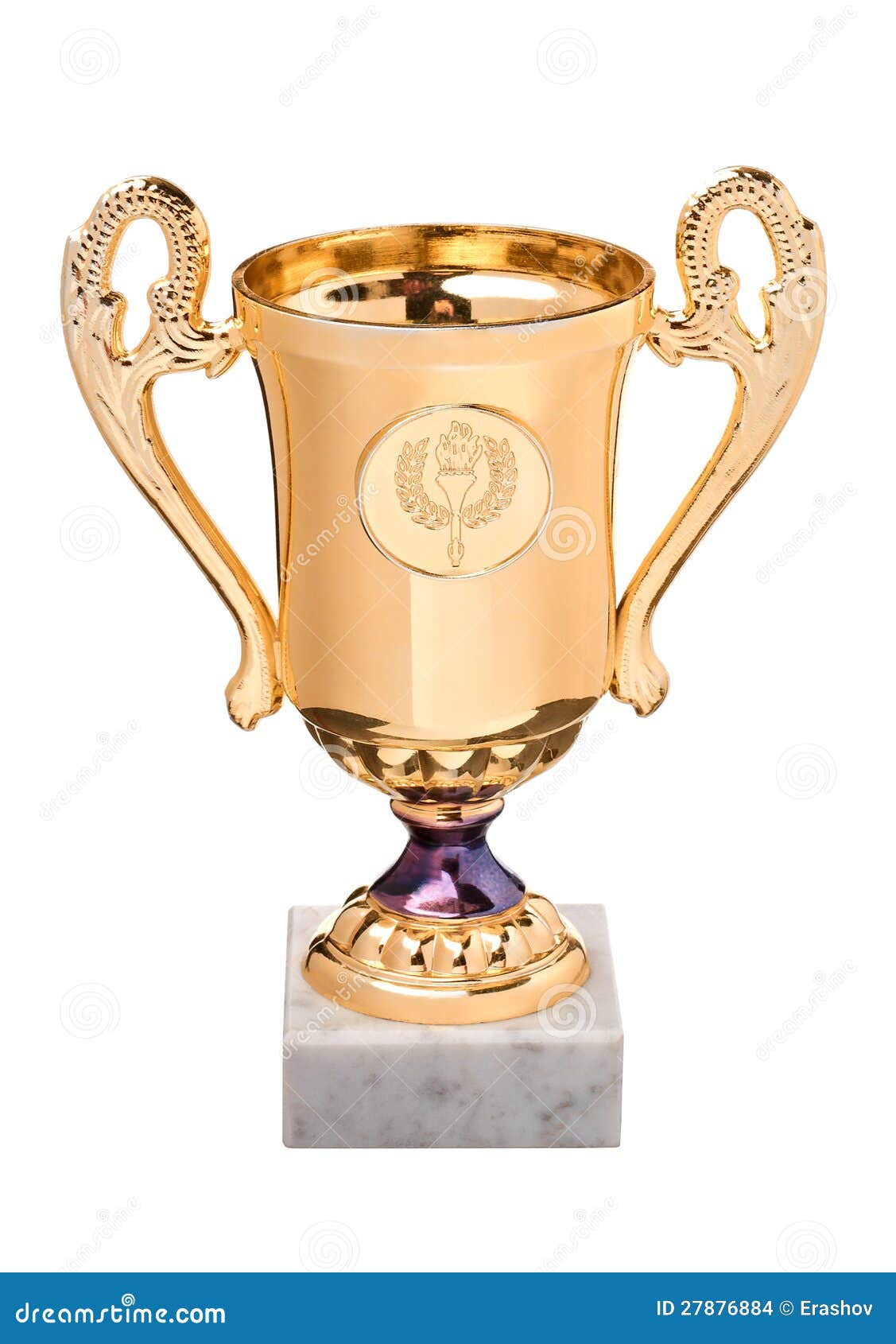 Gold trophy stock photo. Image of competitive, motivation - 27876884