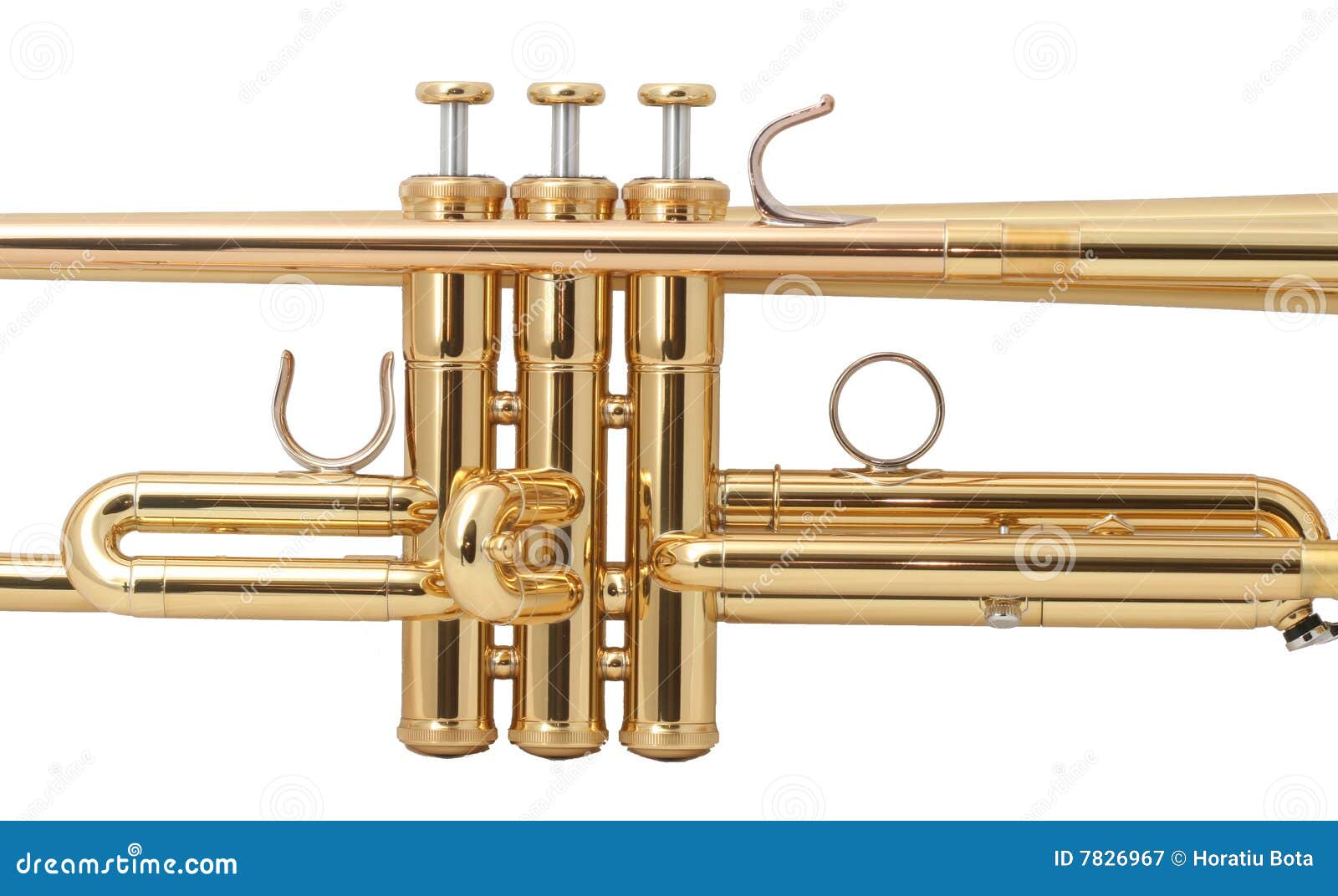 Gold trumpet stock image. Image of polished, orchestra - 7826967