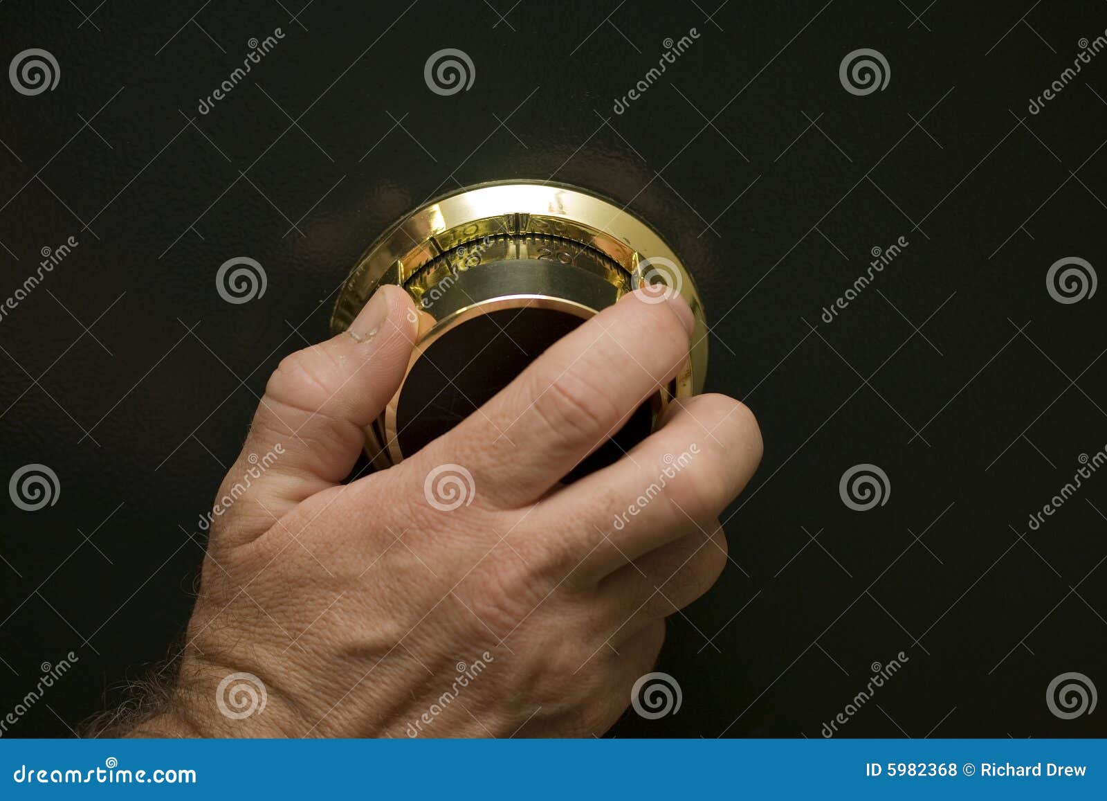 Gold Vault Combination Dial Stock Photo - Image of finance, gold: 5982368
