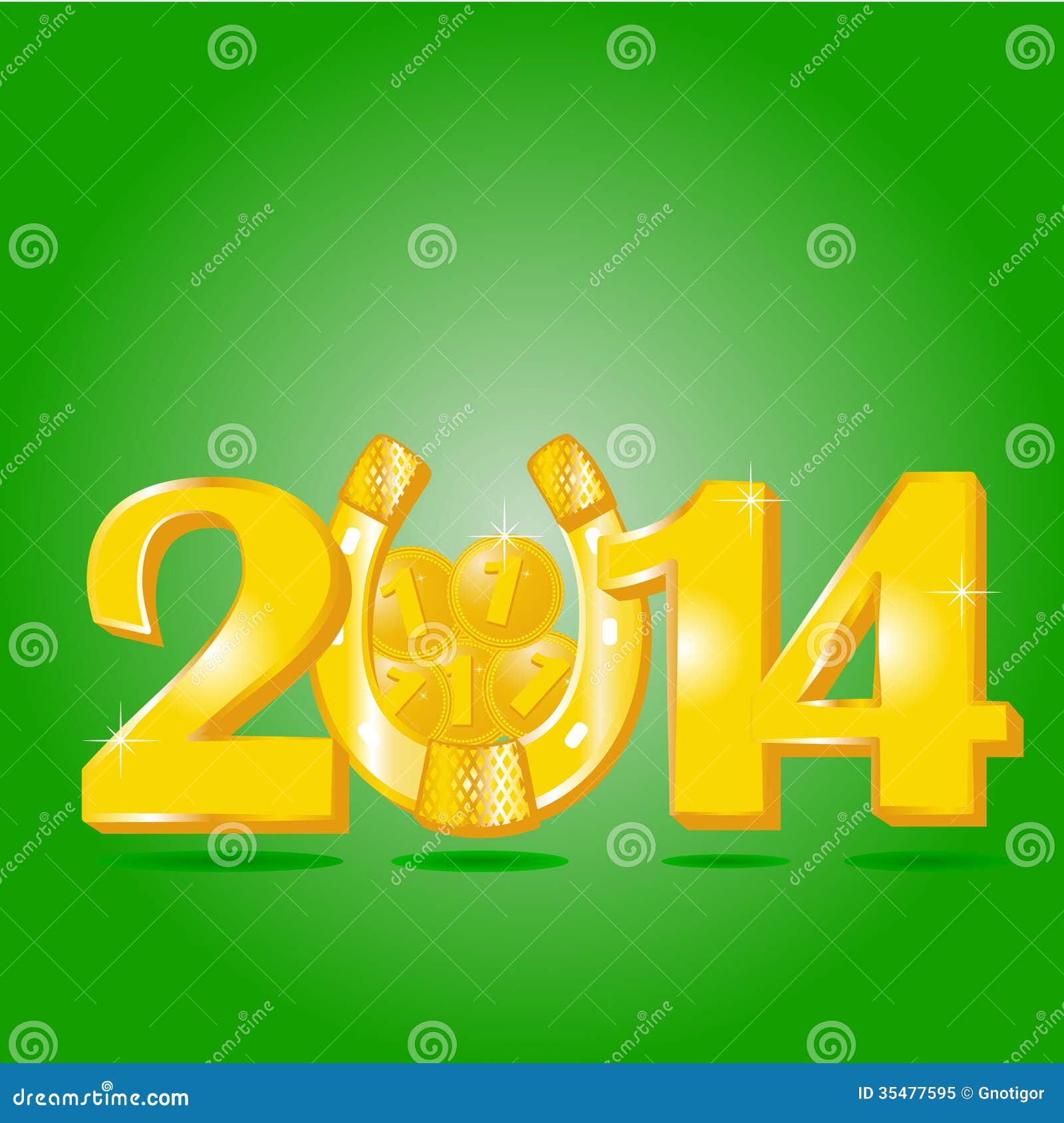 Gold in 2014 stock vector. Illustration of software, design - 35477595