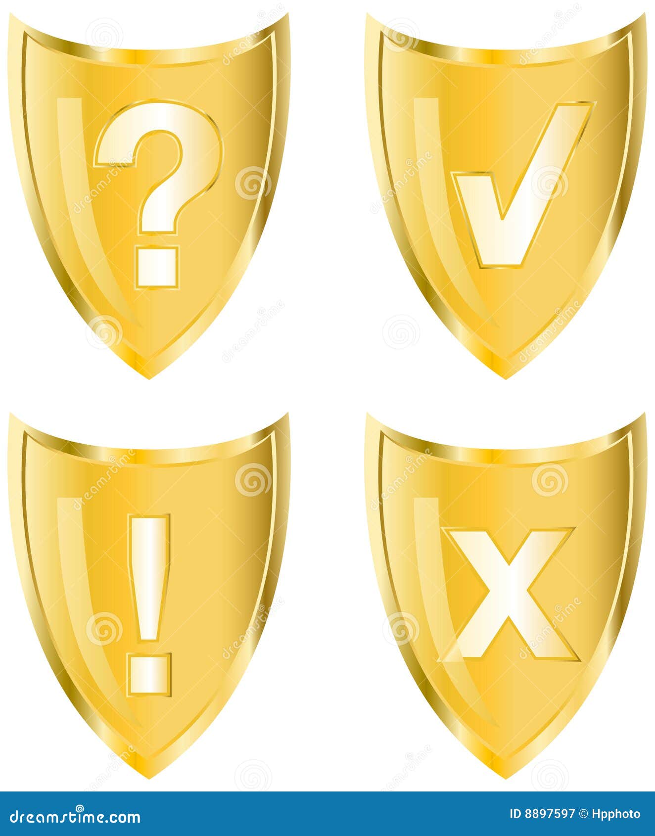 Gold vector icons stock vector. Illustration of help, icon - 8897597