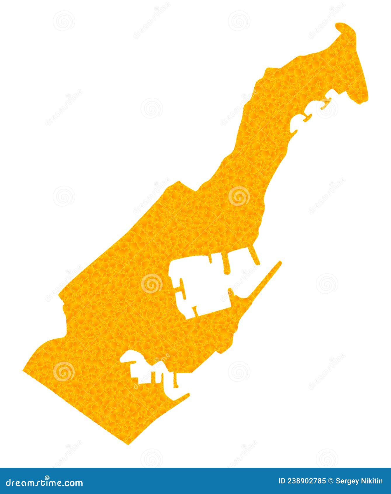 Relief Map Of Monaco Cartoon Vector | CartoonDealer.com #182125219