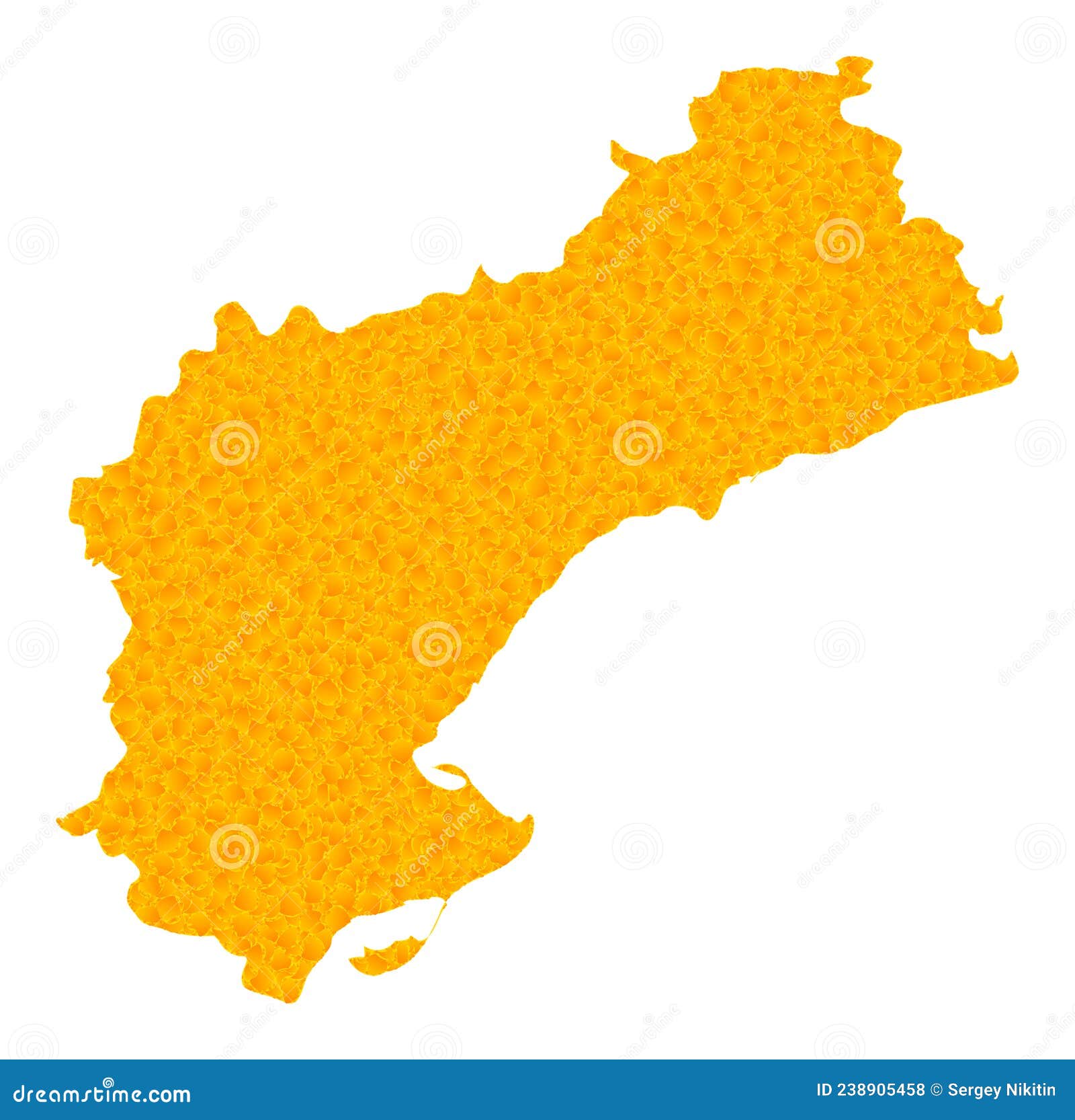 Tarragona Map Vector Silhouette Illustration Isolated On White ...