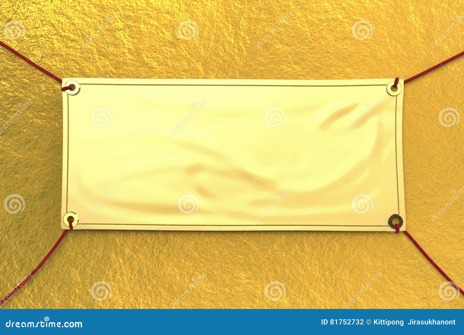 Gold vinyl banner stock photo. Image of surface, gold - 81752732