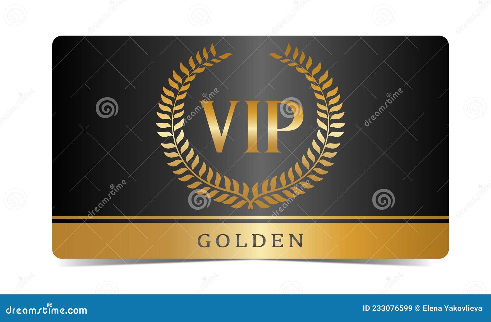 Gold VIP Card, Invitation Template Stock Vector - Illustration of ...