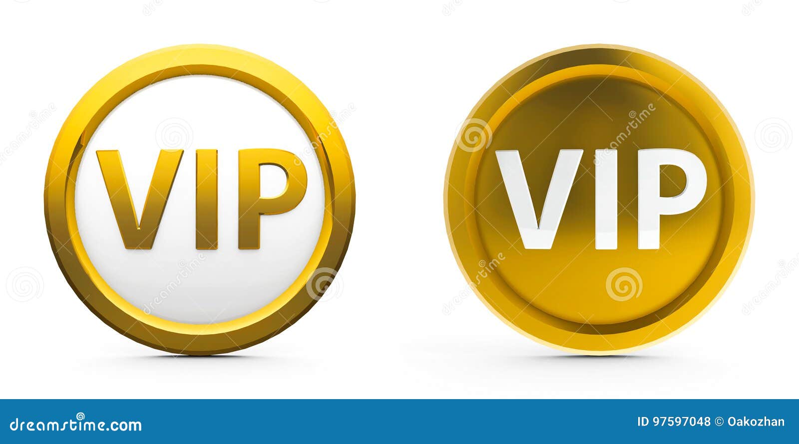 Gold vip icons stock illustration. Illustration of insignia - 97597048