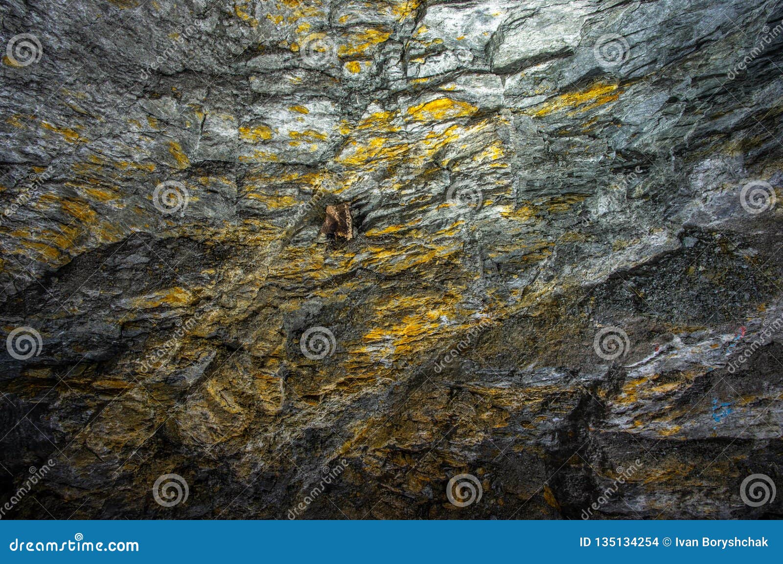 Gold is a volcanic rock stock photo. Image of abstract - 135134254
