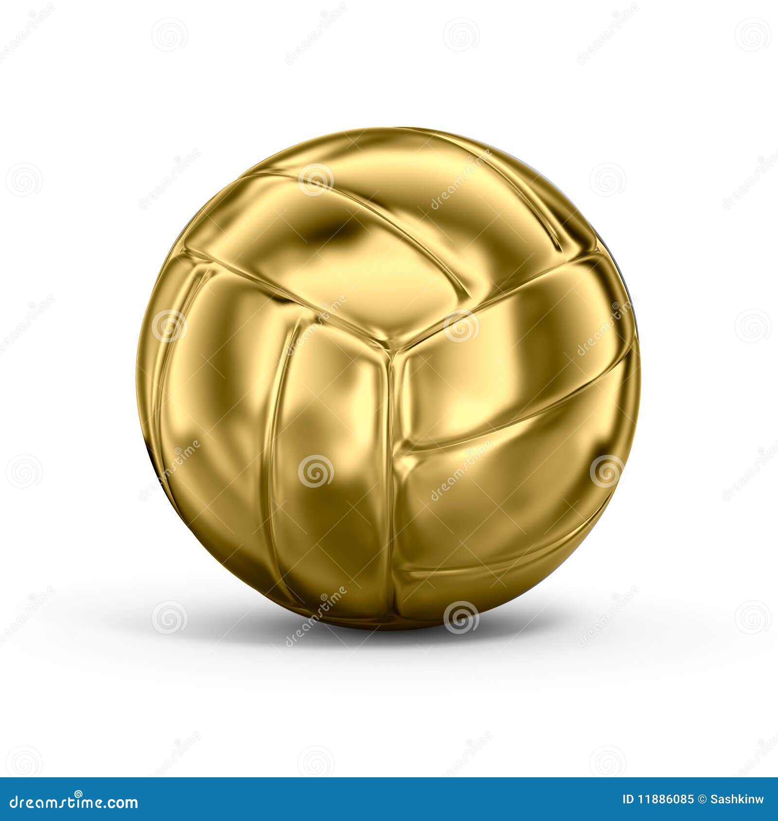 Gold volleyball stock illustration. Illustration of white - 11886085