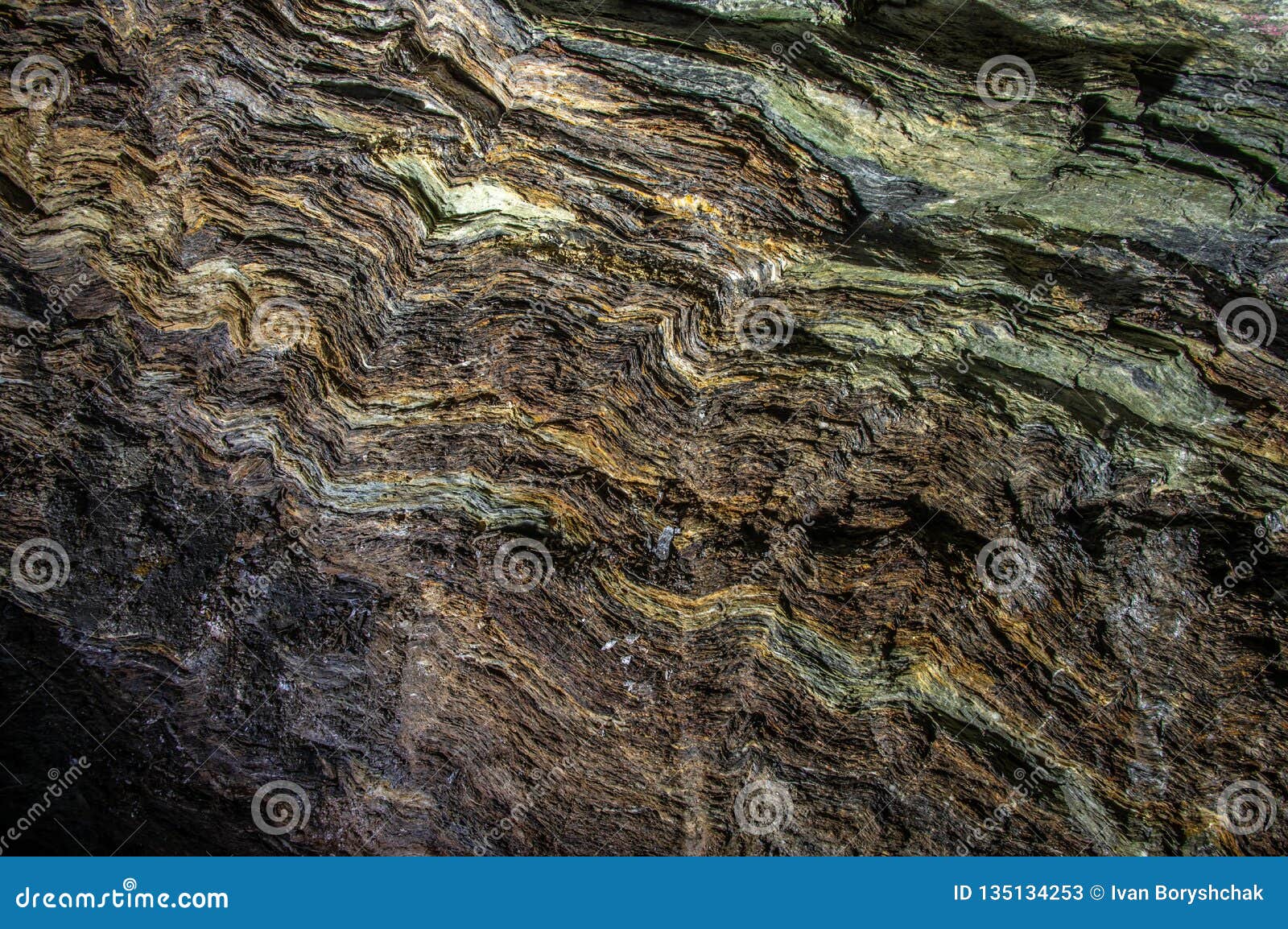 Gold is a volcanic rock stock image. Image of abstract - 135134253