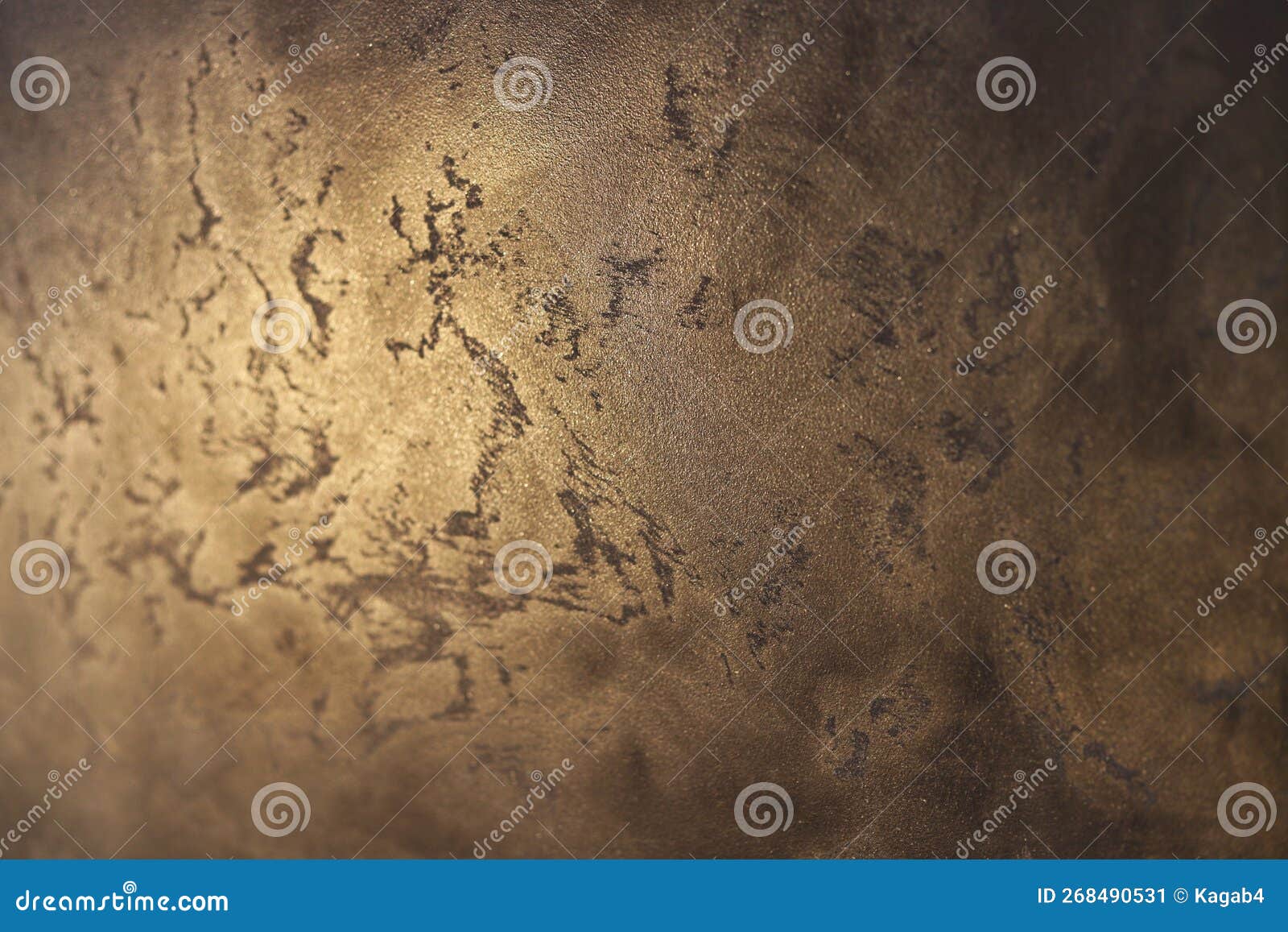 Gold Wall Paint with Moonlight Effect. Stock Image - Image of artistic ...