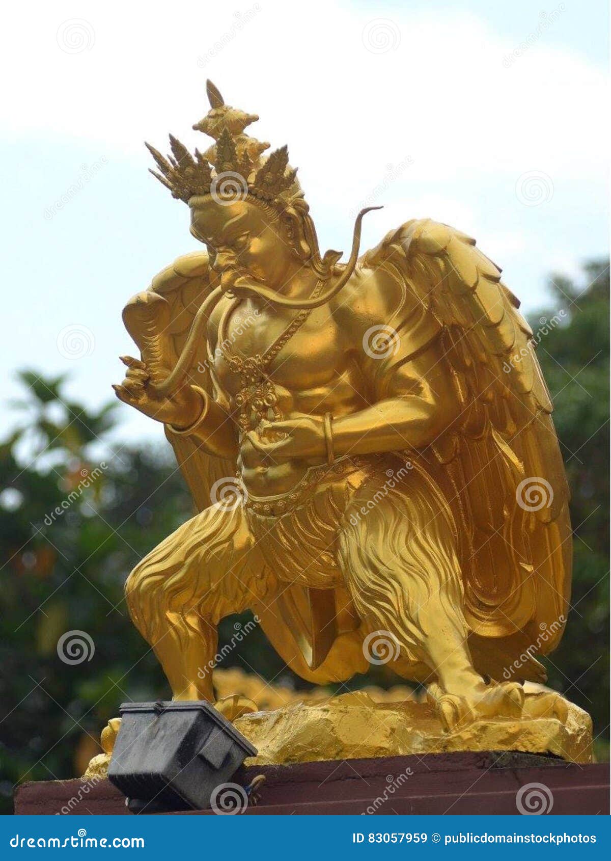 Gold Warrior Statue Picture. Image: 83057959