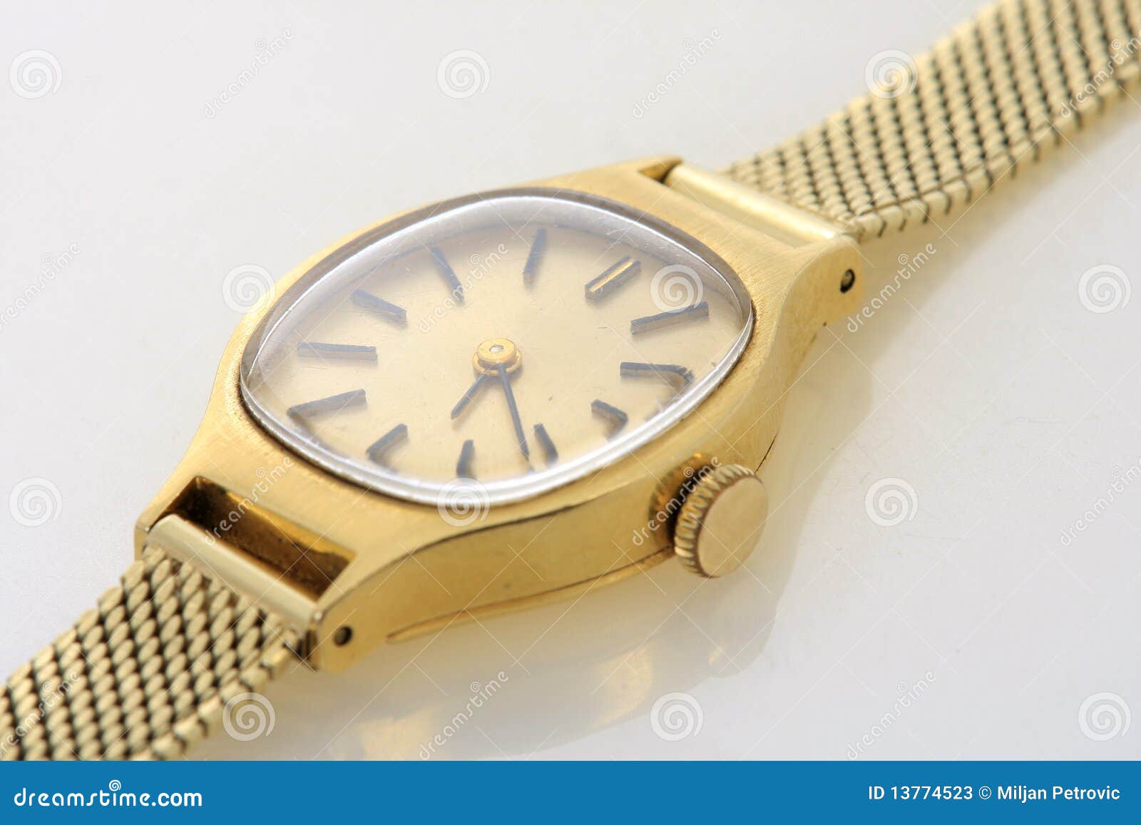 Gold watch stock image. Image of jewelry, accessories - 13774523