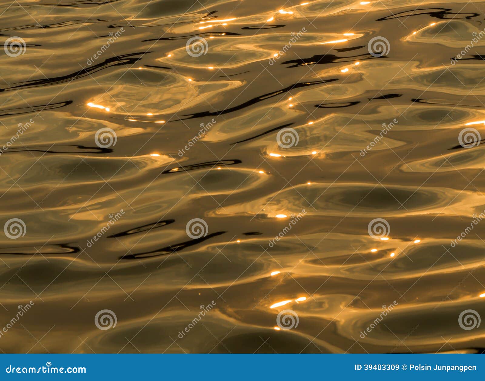 Gold water surface stock image. Image of liquid, beauty - 39403309