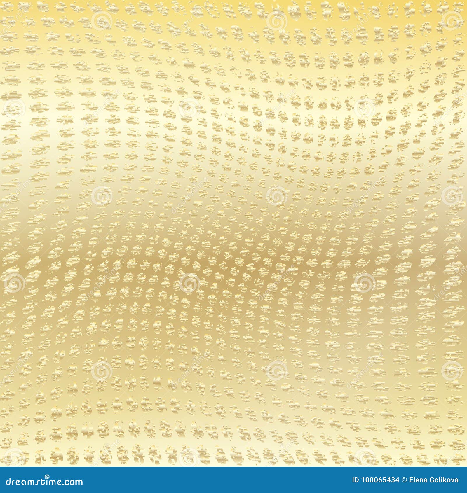 Gold Wavy Dotted Background Stock Photo - Image of abstract, print ...