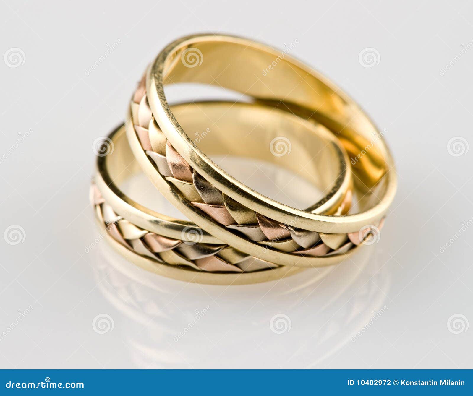 Gold wedding rings stock photo. Image of elegance, gold - 10402972