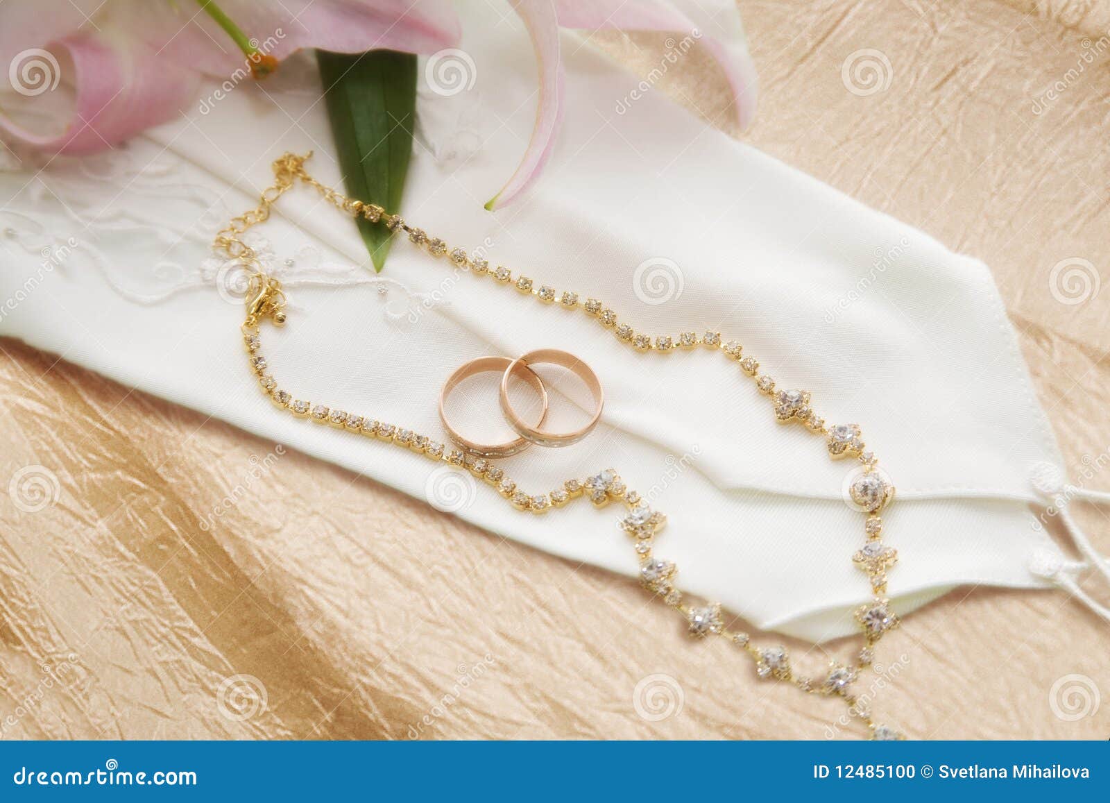 Gold wedding rings stock photo. Image of tradition, wedding - 12485100