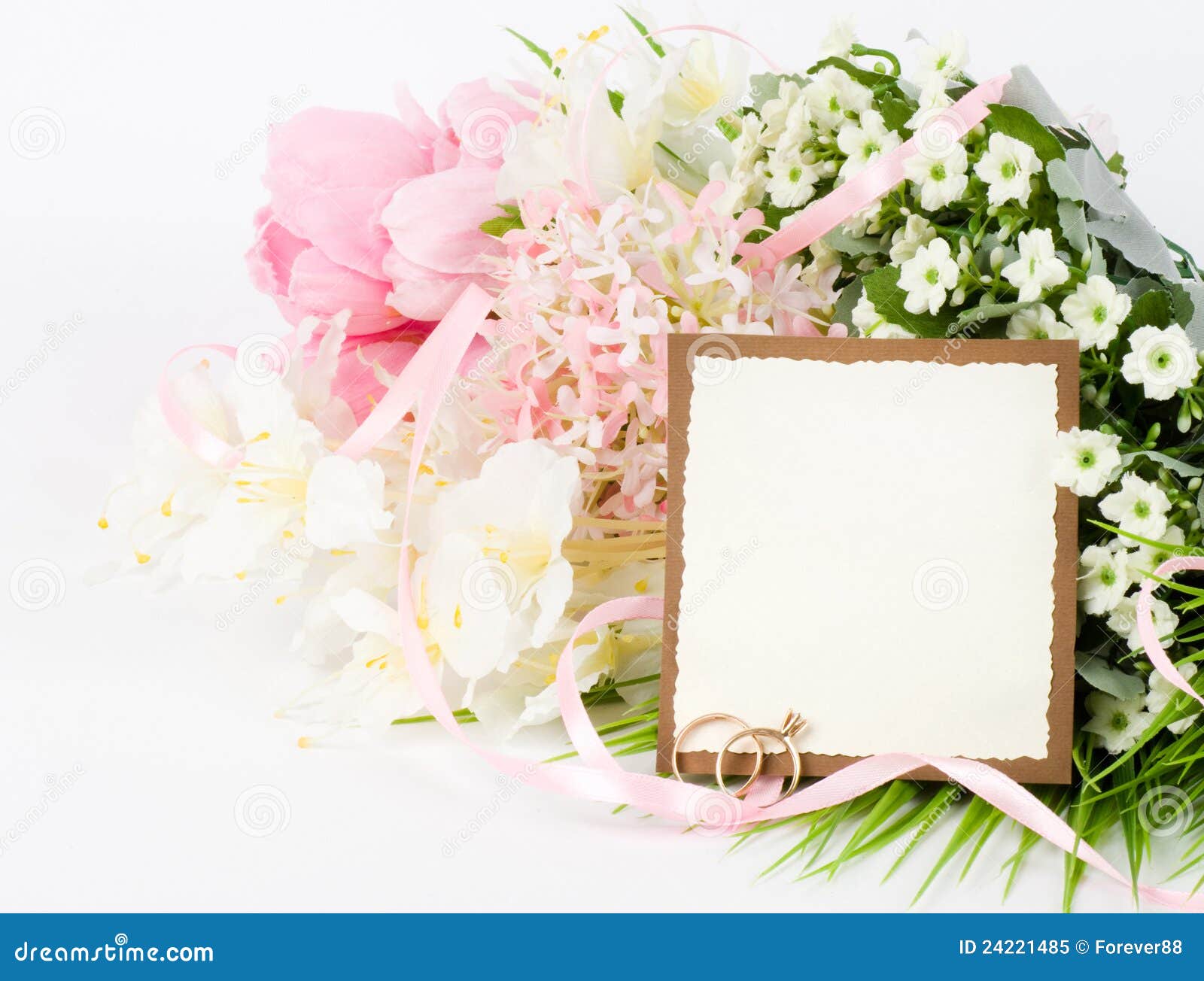 Gold Wedding Rings with Banner Add Stock Image - Image of board, blank ...