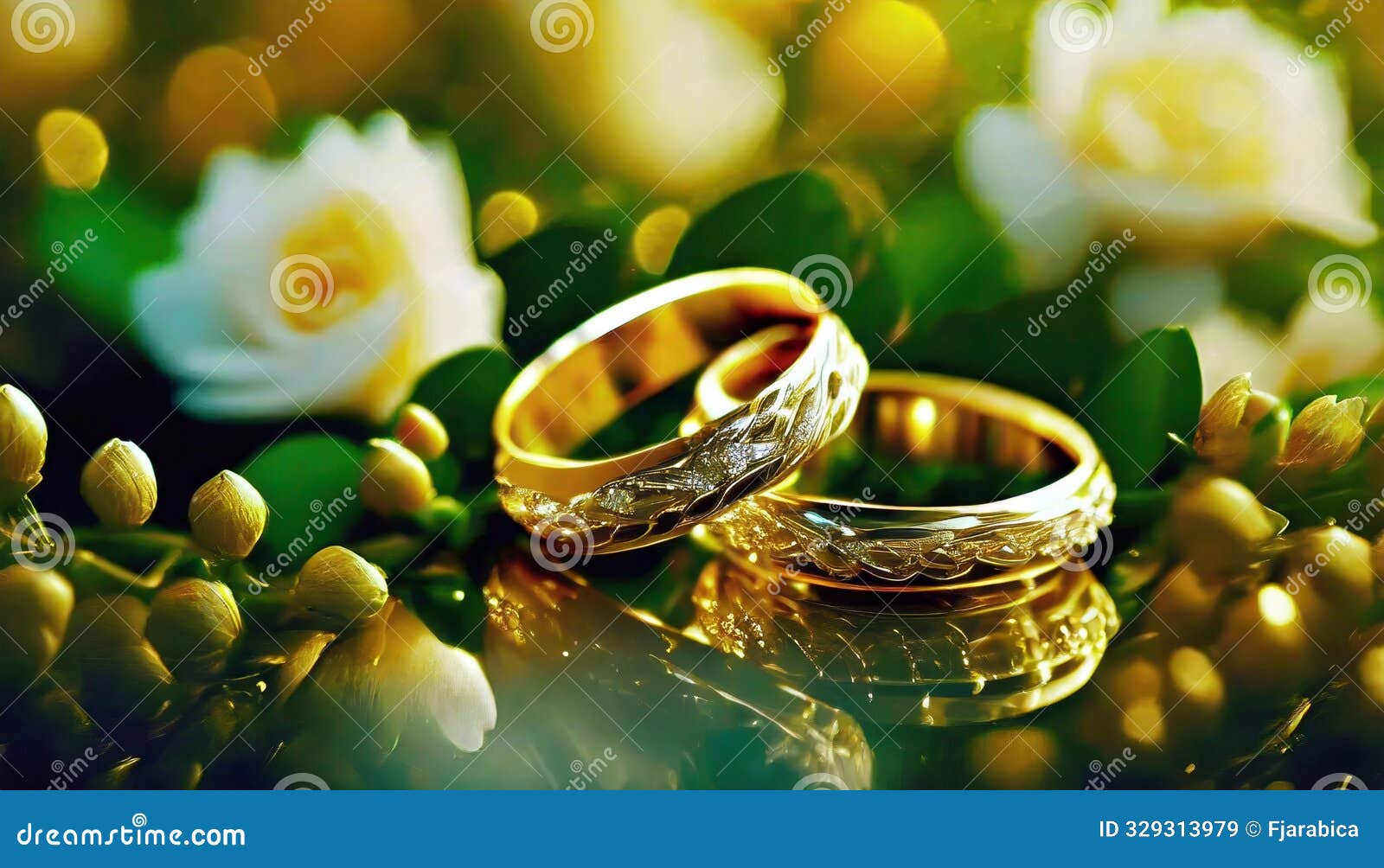 Gold wedding rings pattern stock illustration. Illustration of rings ...
