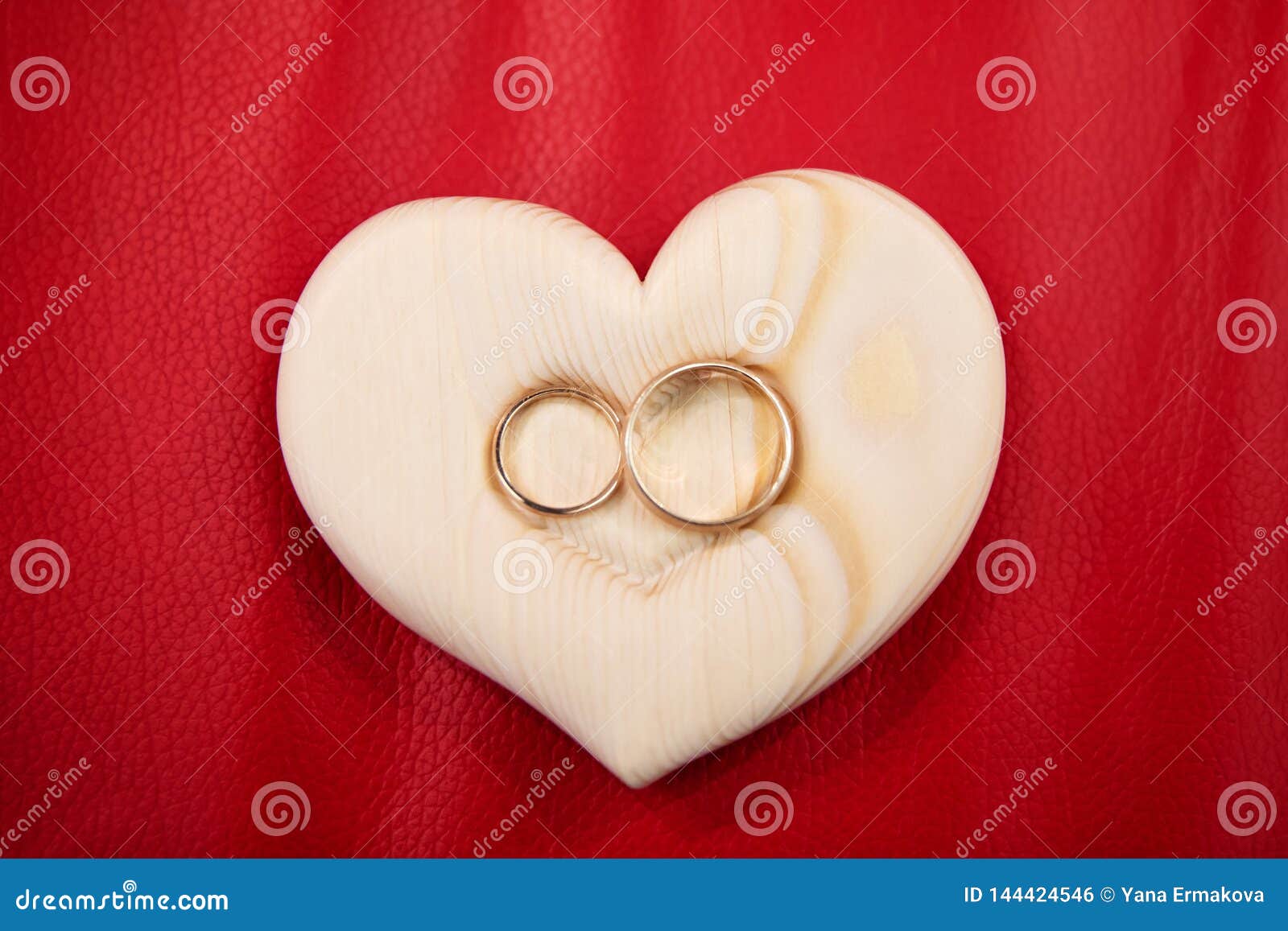 Gold Wedding Rings on Stand for Rings Stock Photo - Image of beauty ...