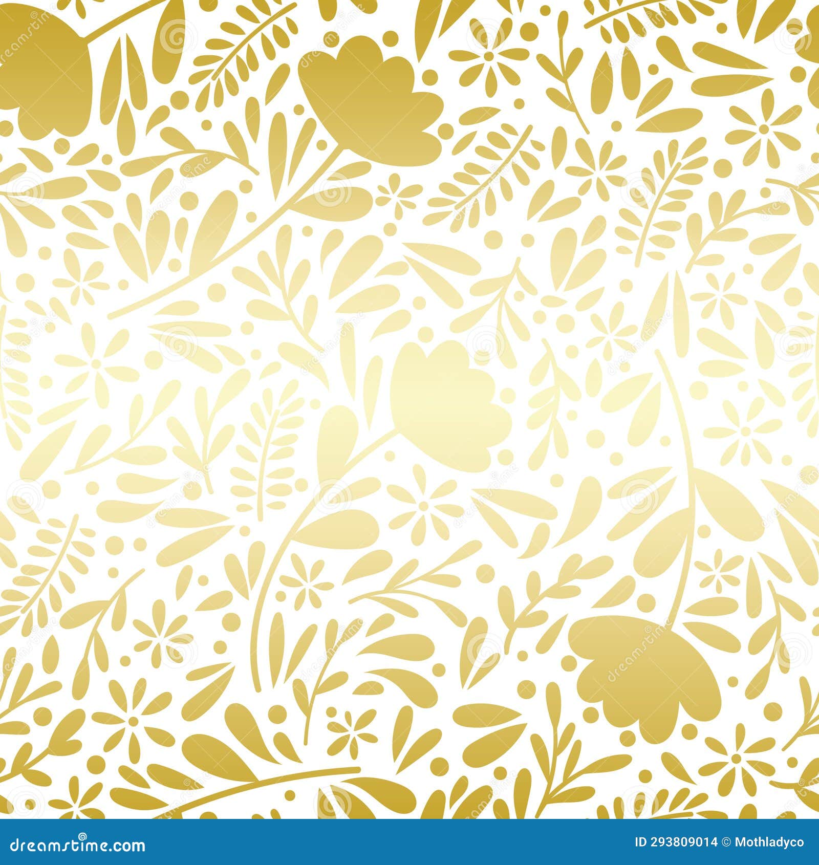 Gold and White Gradient Seamless Vector Repeat Pattern Stock Vector ...