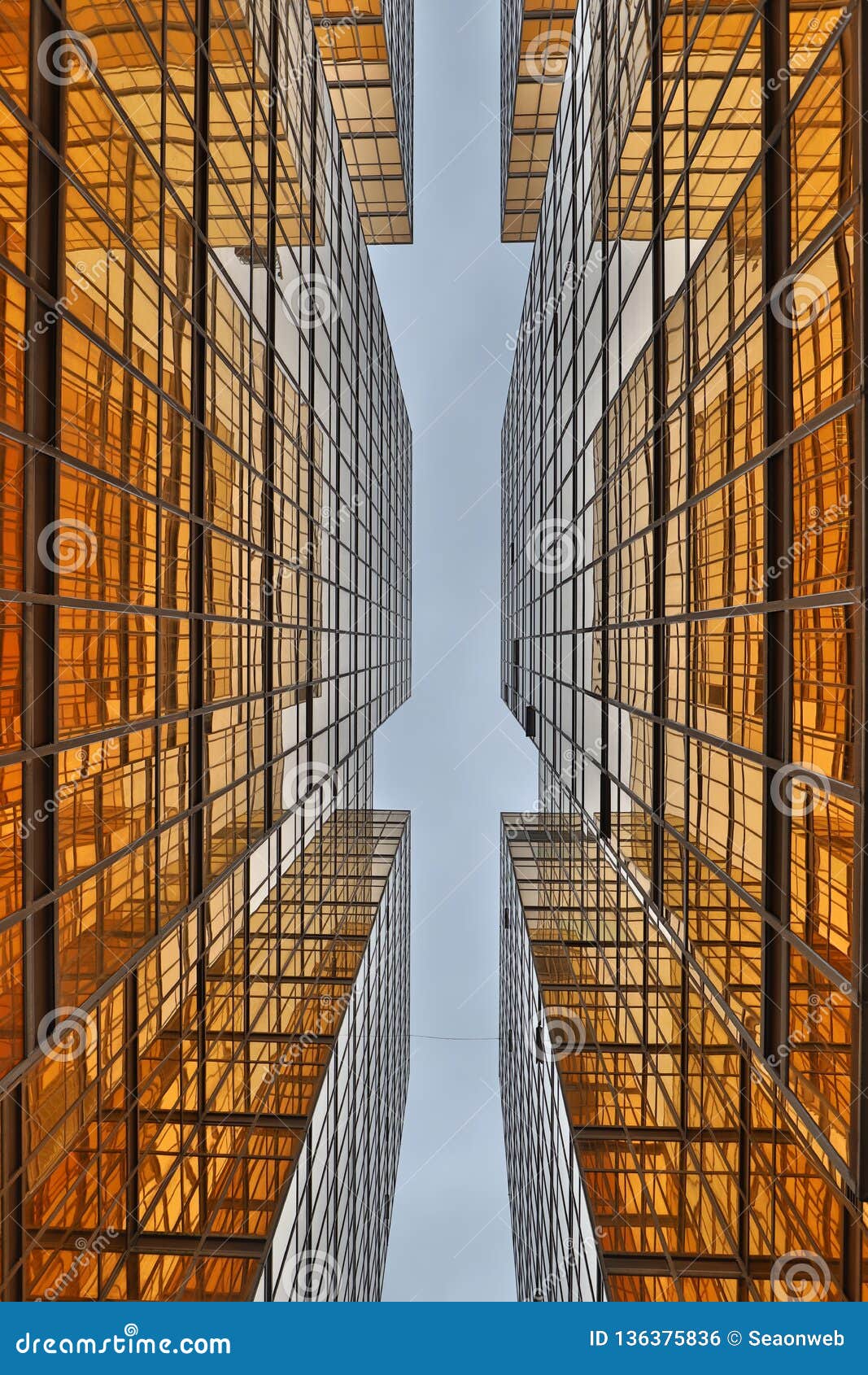 Gold Windows Building at Tsim Sha Tsui Stock Photo - Image of fortune ...