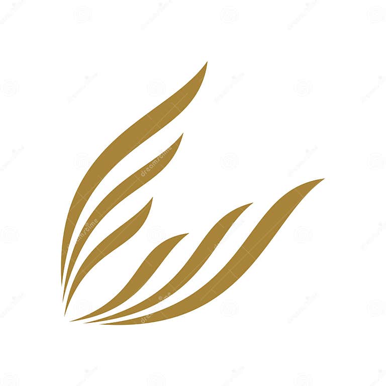 Gold Wing Vector Logo Template Illustration Design. Vector EPS 10 Stock ...