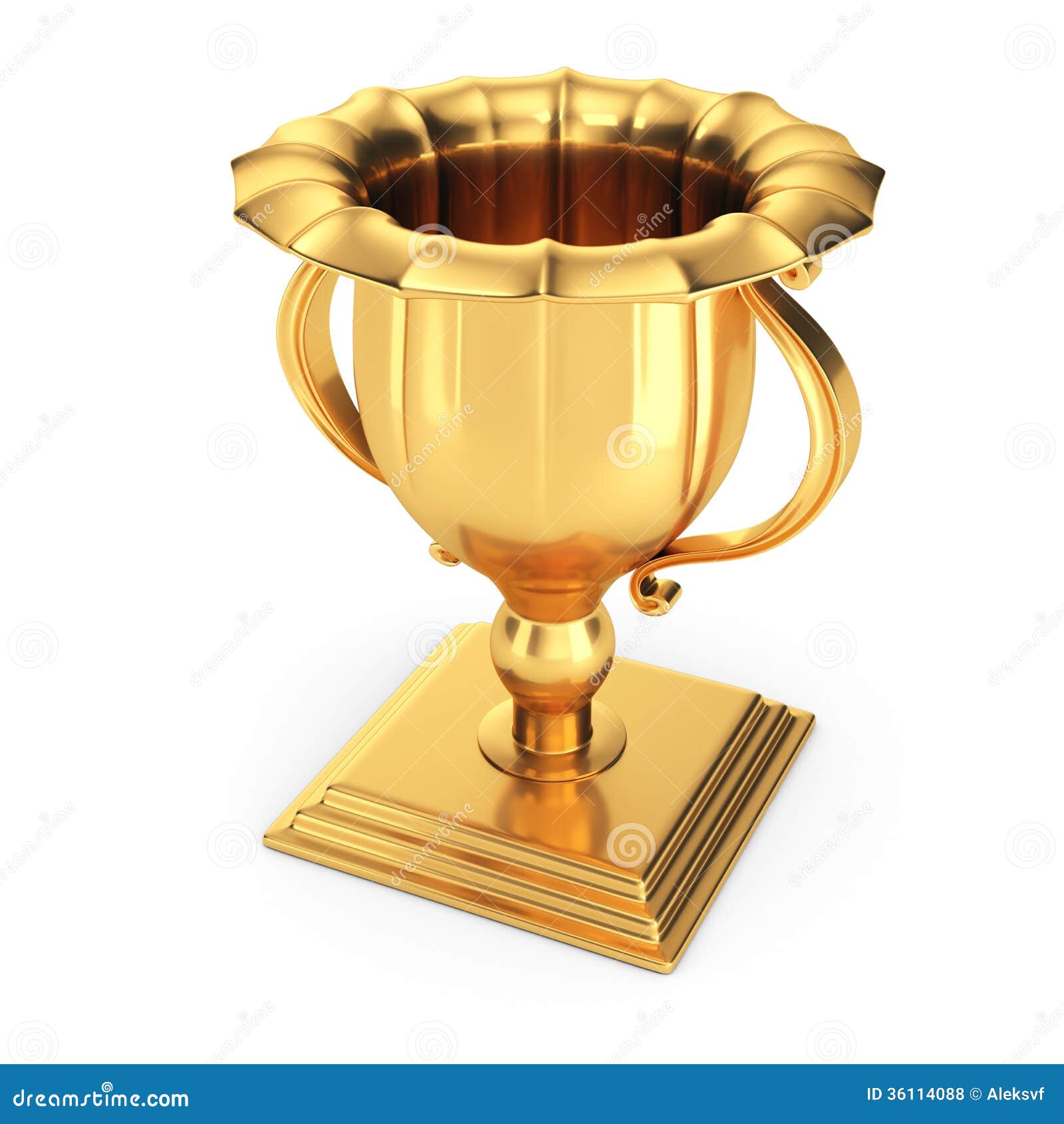 Gold winners cup stock illustration. Illustration of trophy - 36114088