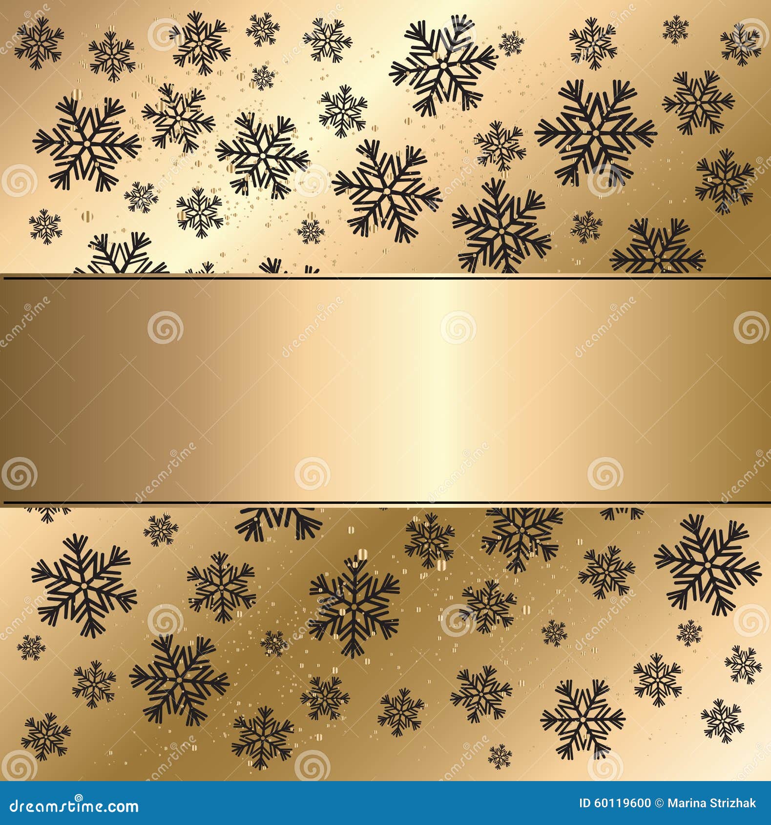 Gold Winter Abstract Background Stock Vector - Illustration of design ...