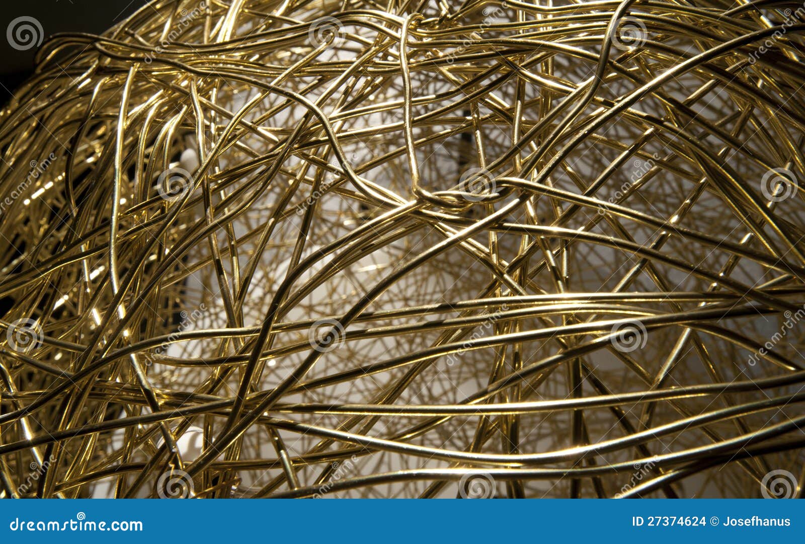 Gold wires stock photo. Image of concept, golden, light - 27374624