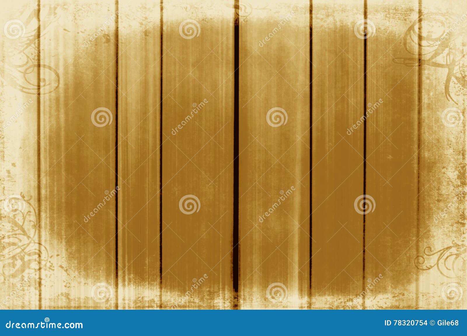 Gold Wood Panels Used As Background. Frame Stock Photo - Image of ...